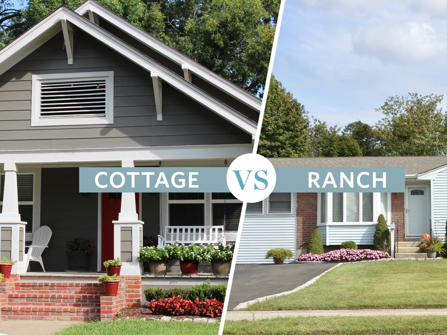 Small Ranch Homes Cottage