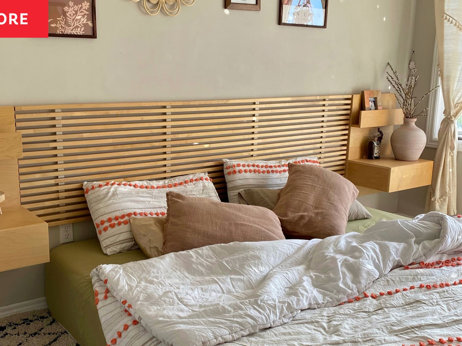 Bedroom Redo with 150 DIY Bedframe Before and After Photos Apartment Therapy