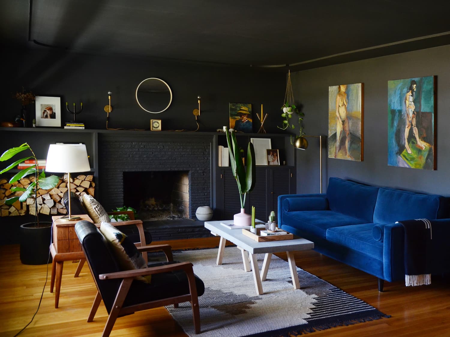 10 cách decorating with black furniture in the living room thật tinh tế ...