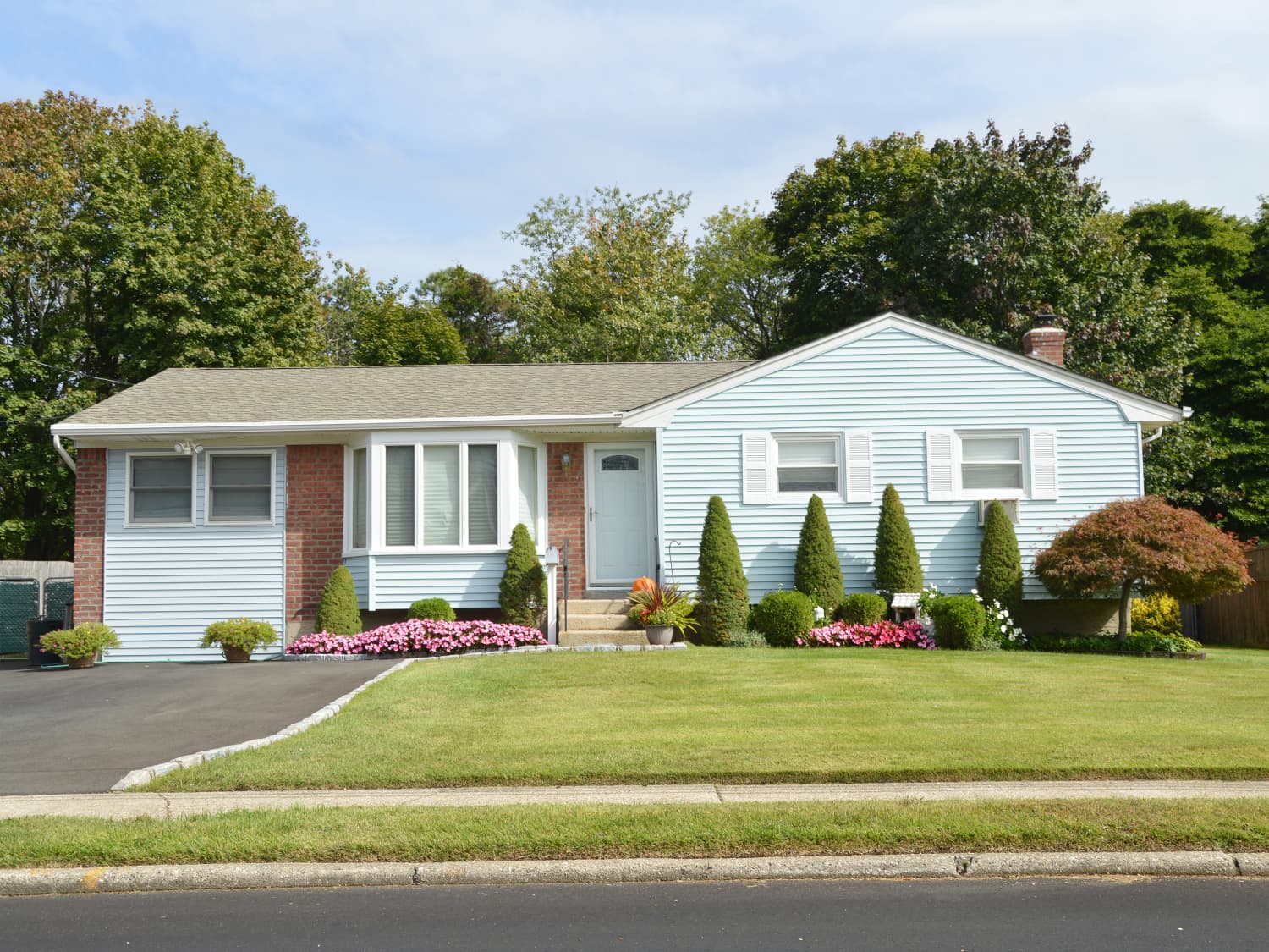 1990s Ranch House Facade