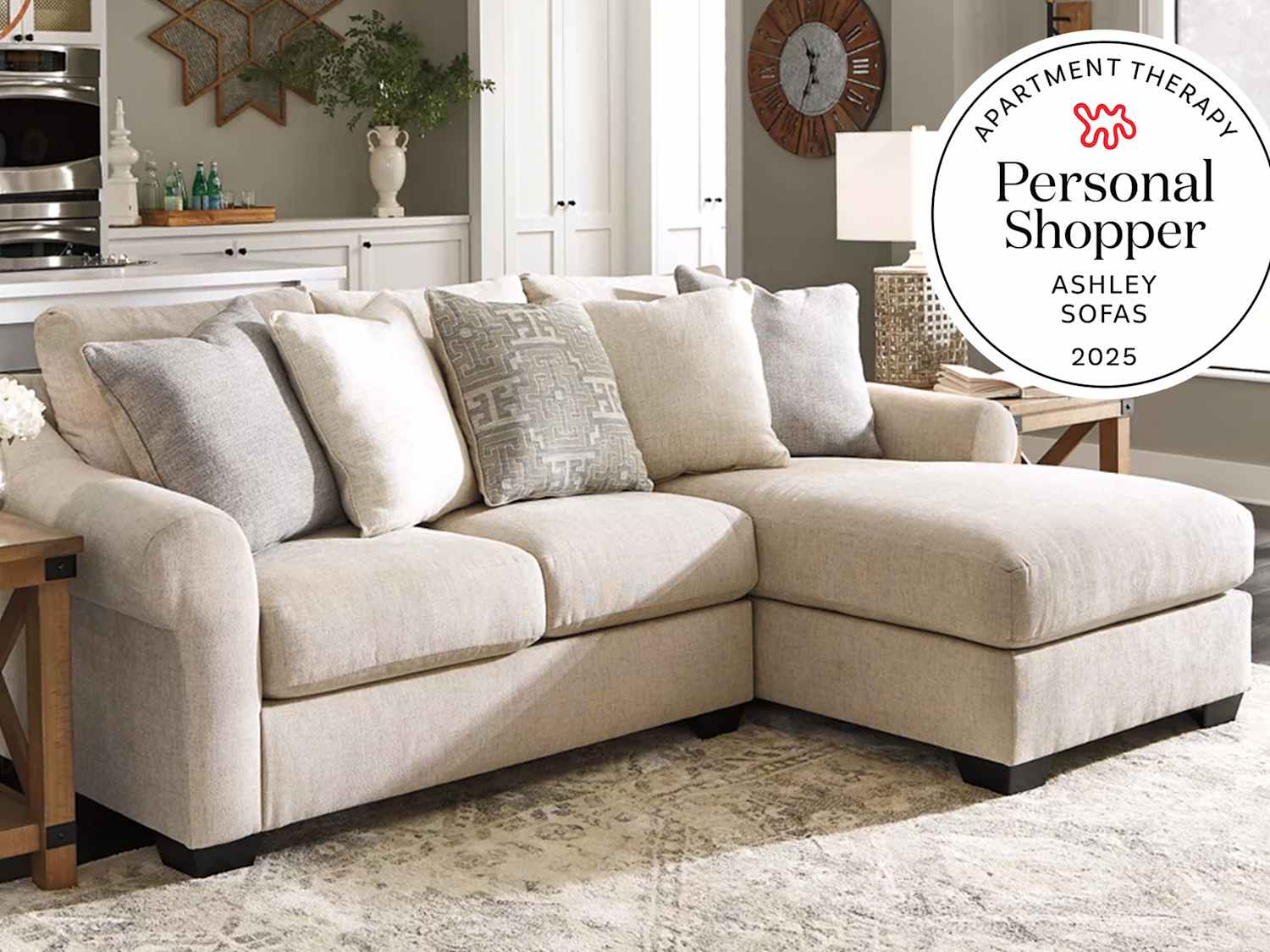 microfiber sectional ashley