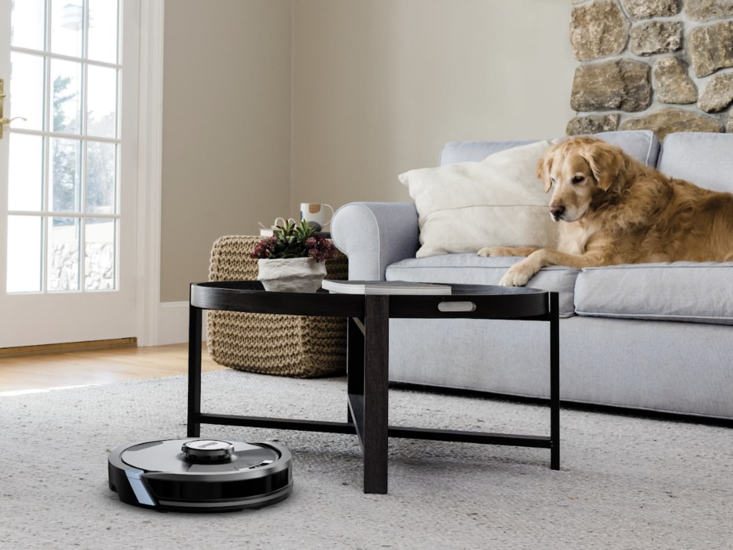The Shark Robot Vacuum and Mop That Cleans While I Work It s On Sale Apartment Therapy