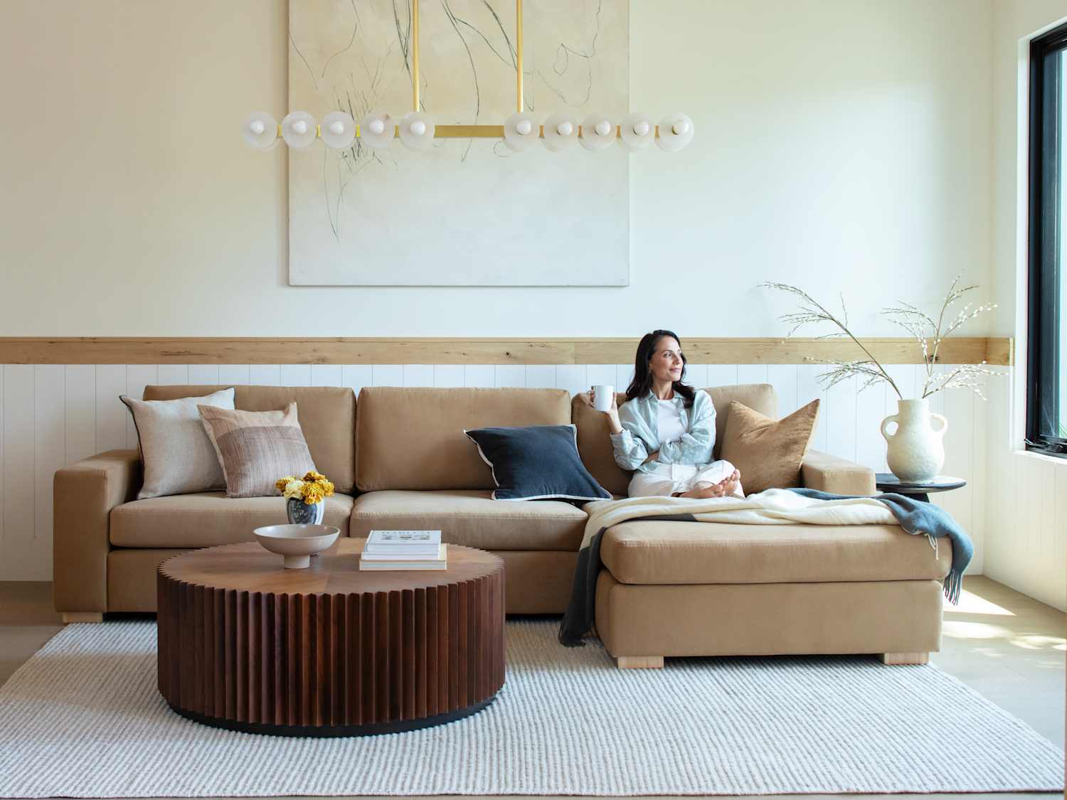 An Honest Review of Albany Park s Barton Chaise Sectional Apartment Therapy