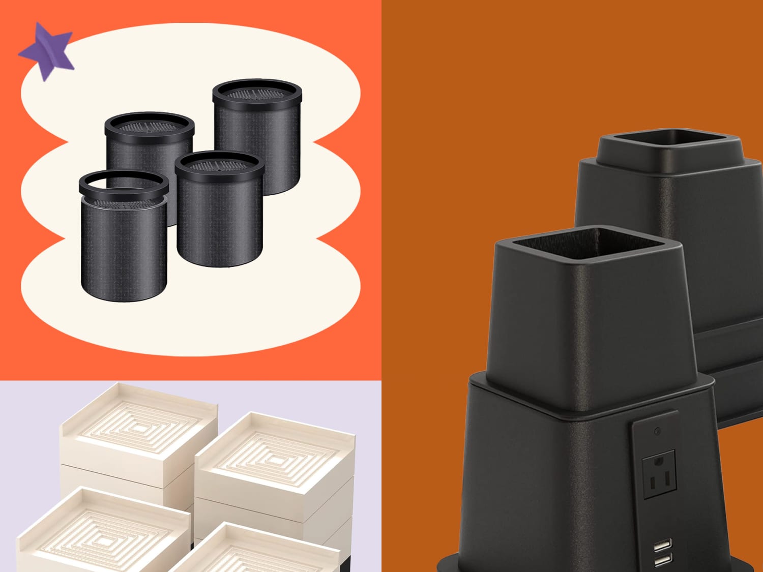 how to hide bed risers