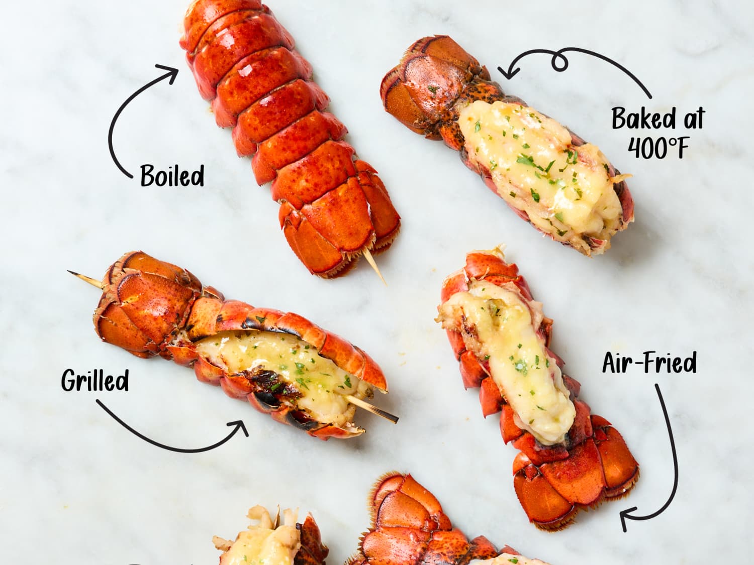 how to cook raw lobster tails