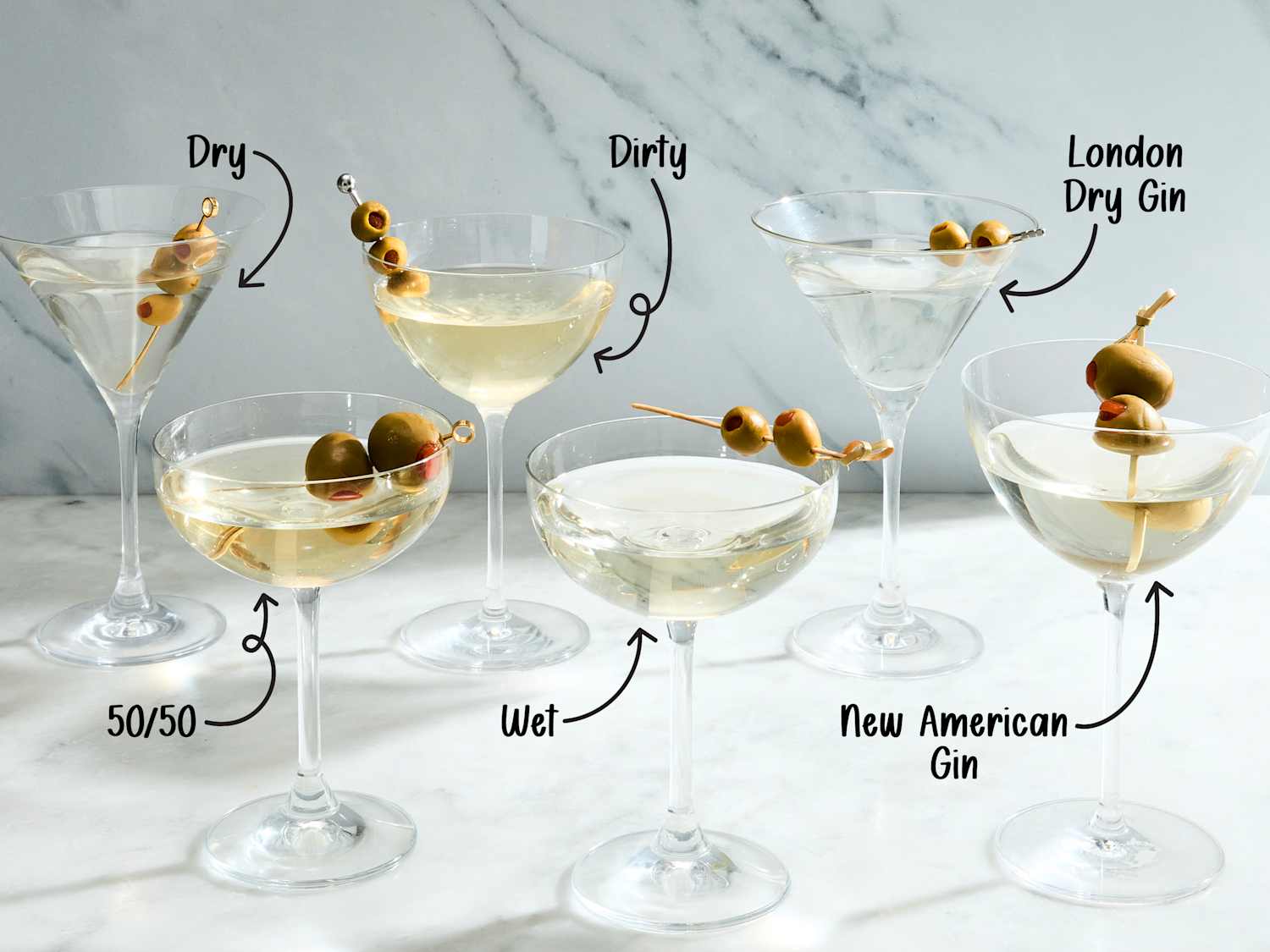 martini drinks types