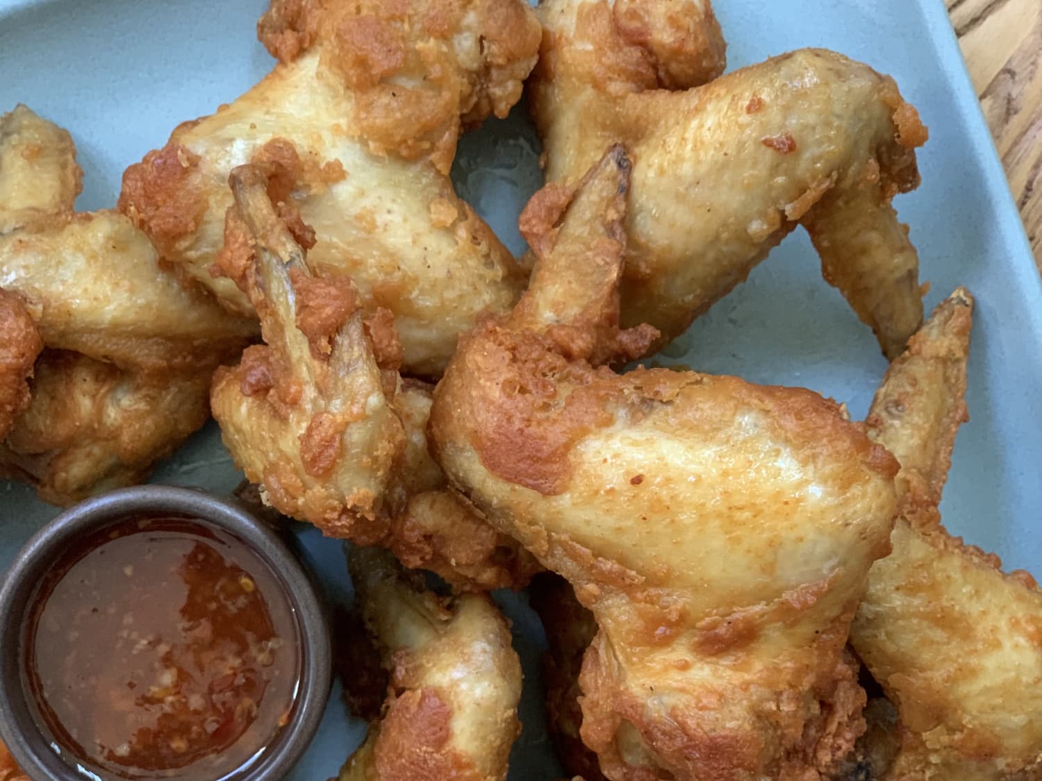 mandarin fried chicken wings