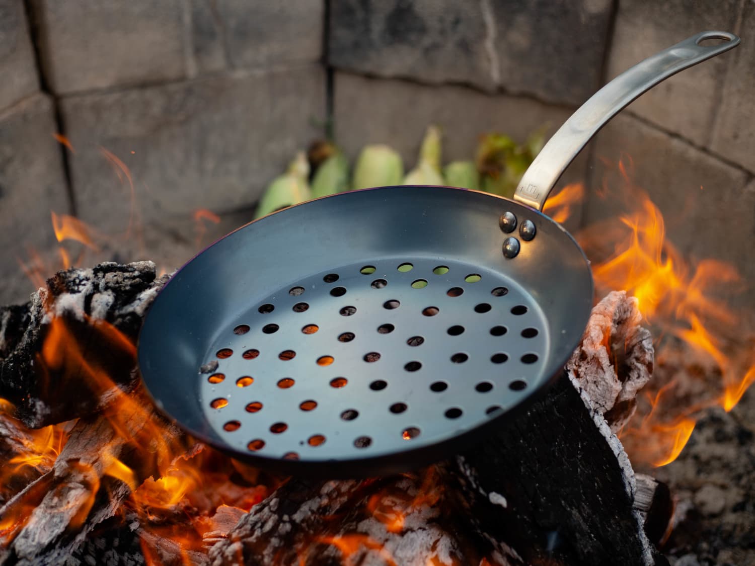 frying pan for fire pit
