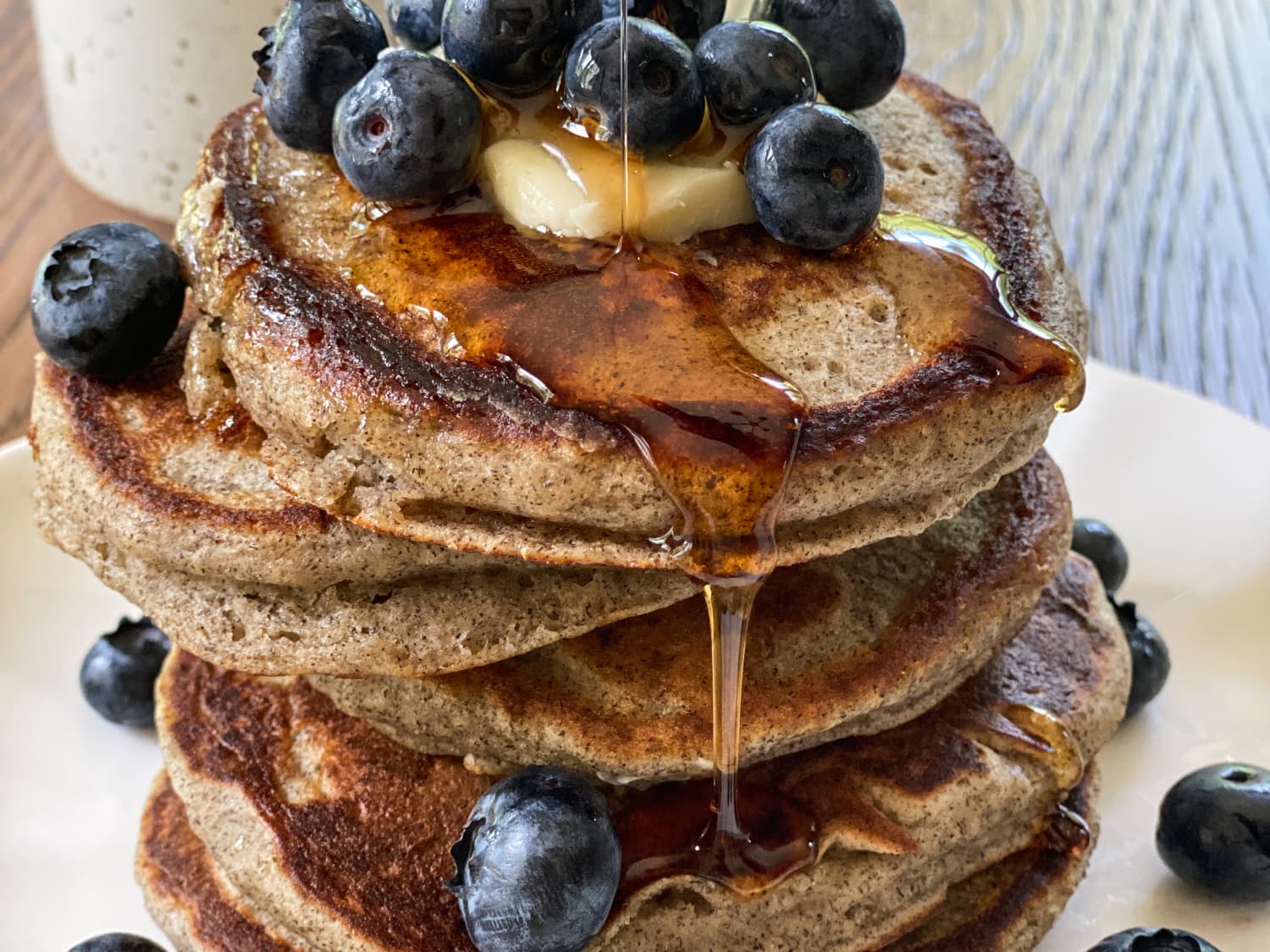 how to make pancakes using buckwheat flour