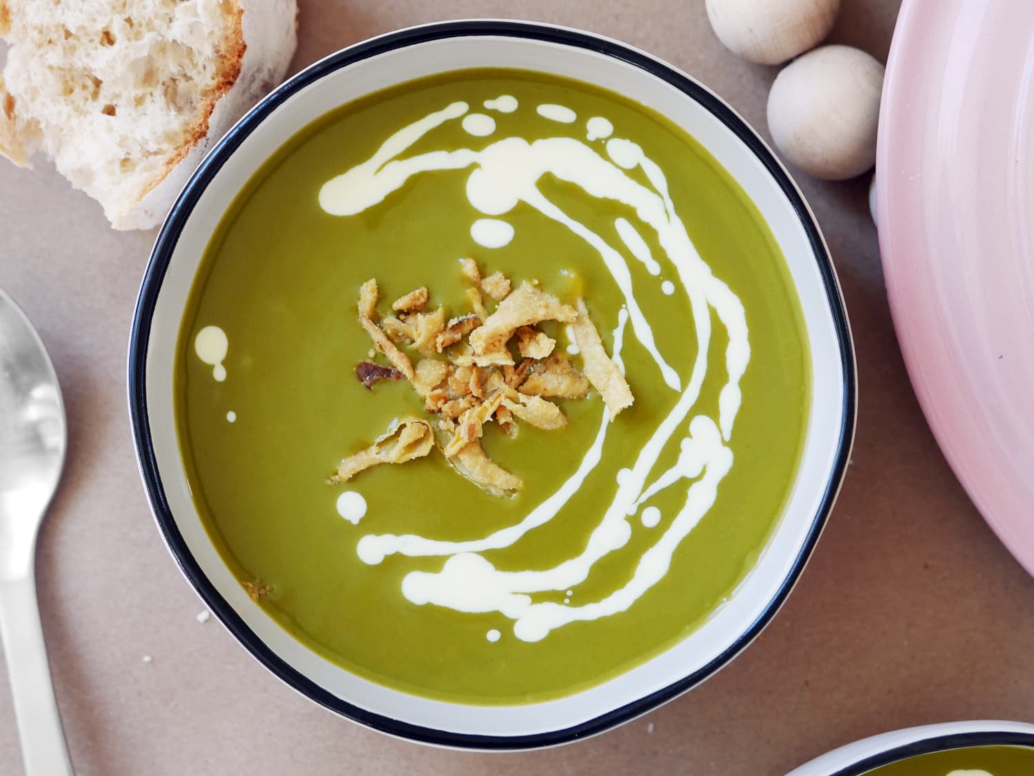 how to make soup of spinach