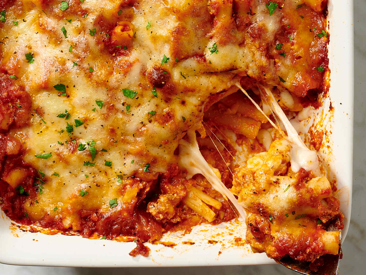 how to bake ziti pasta