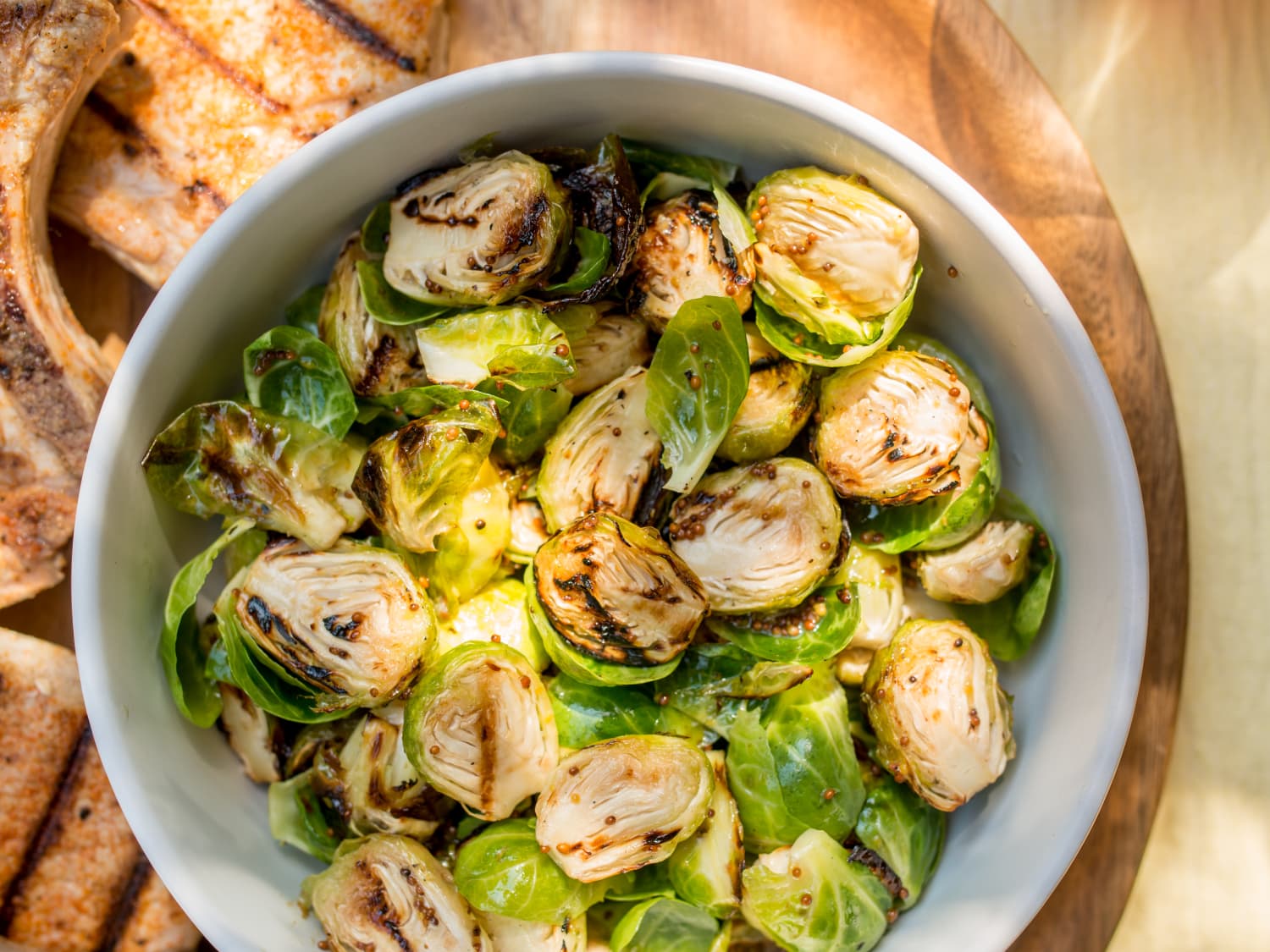 grilled sprouts