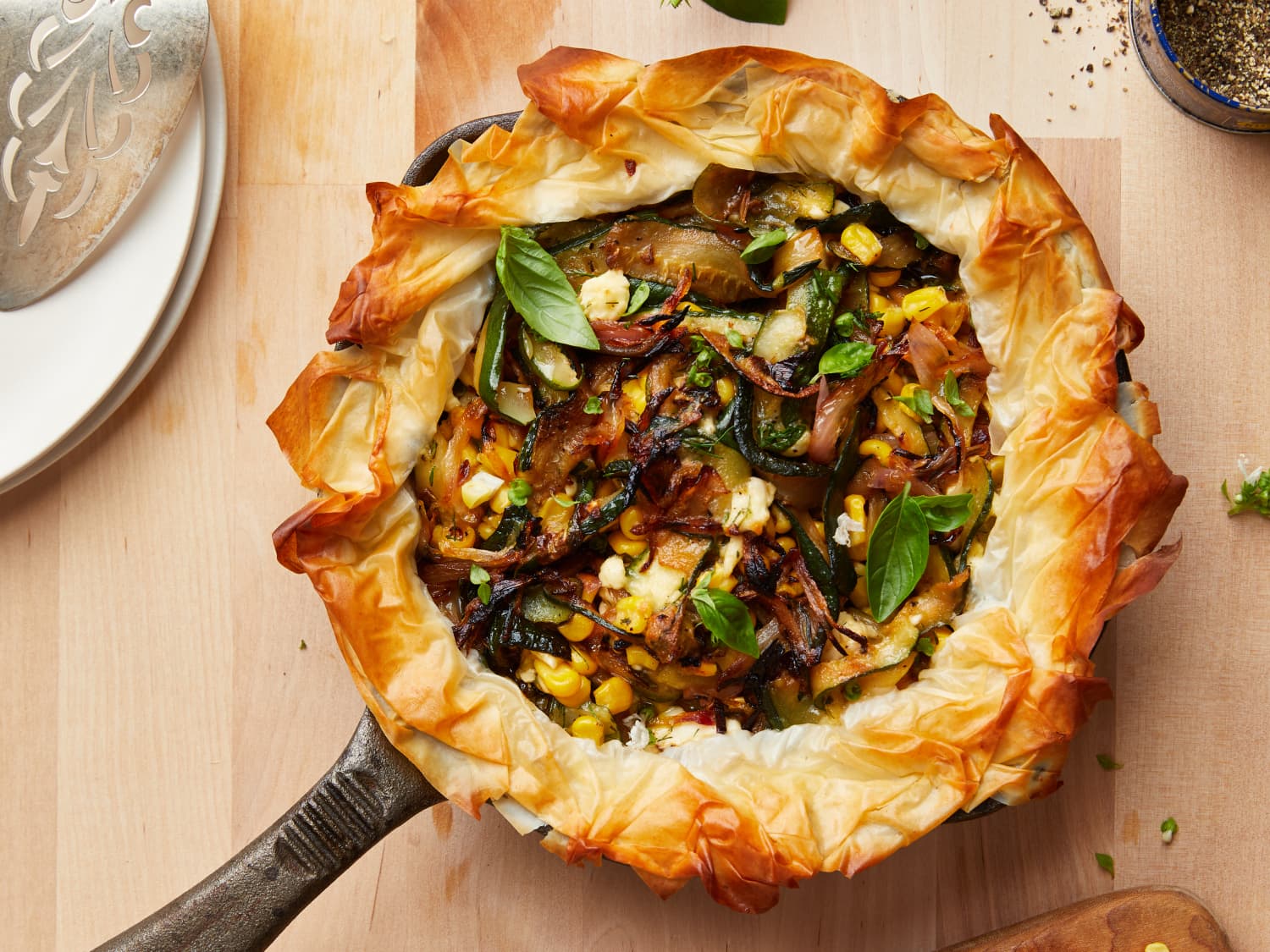 pastry vegetable pie