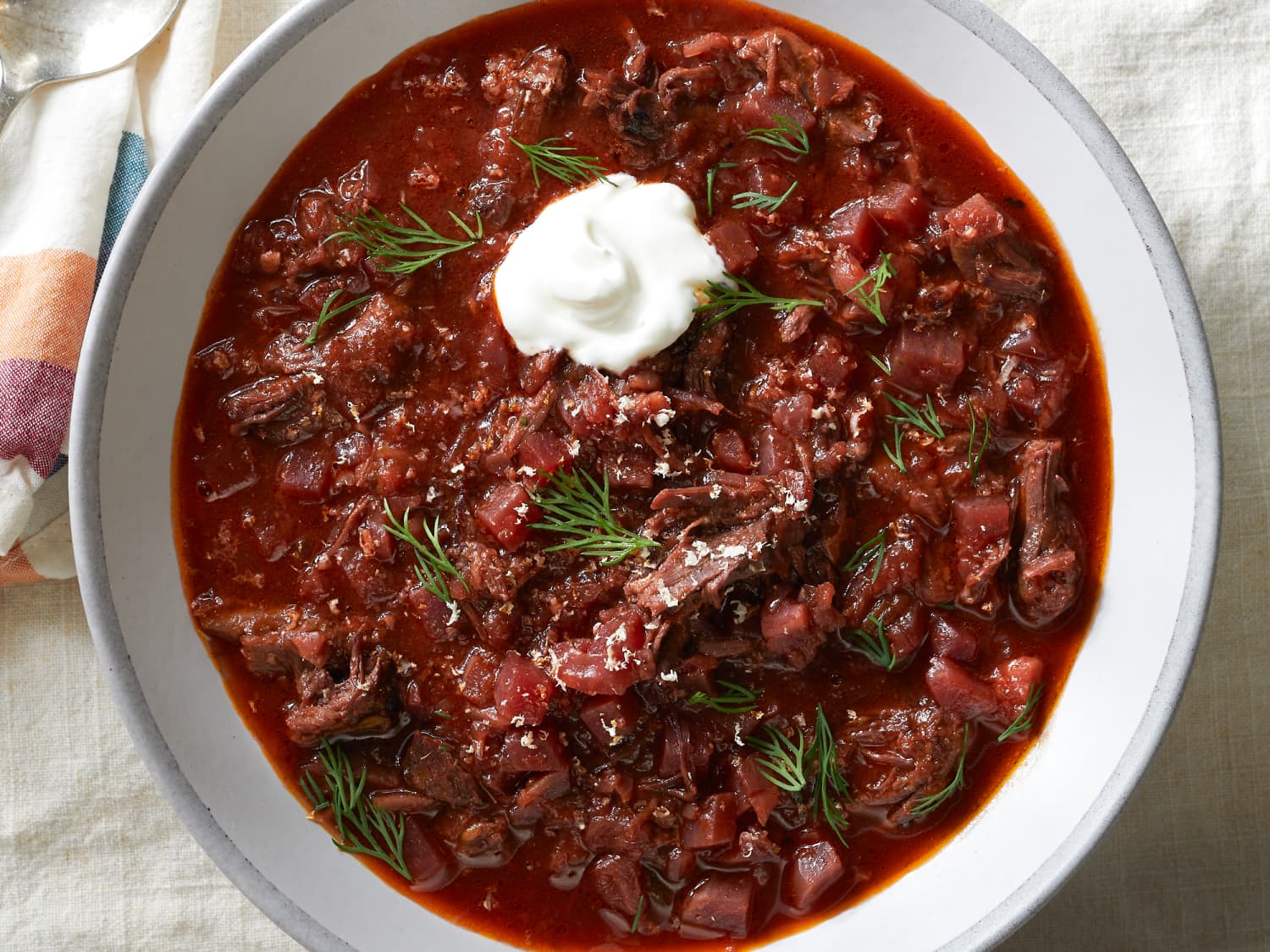 how to cook beef borscht
