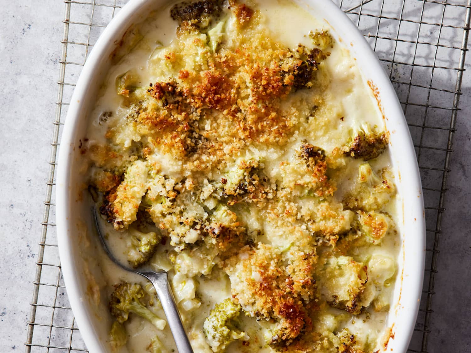 how to make broccoli gratin