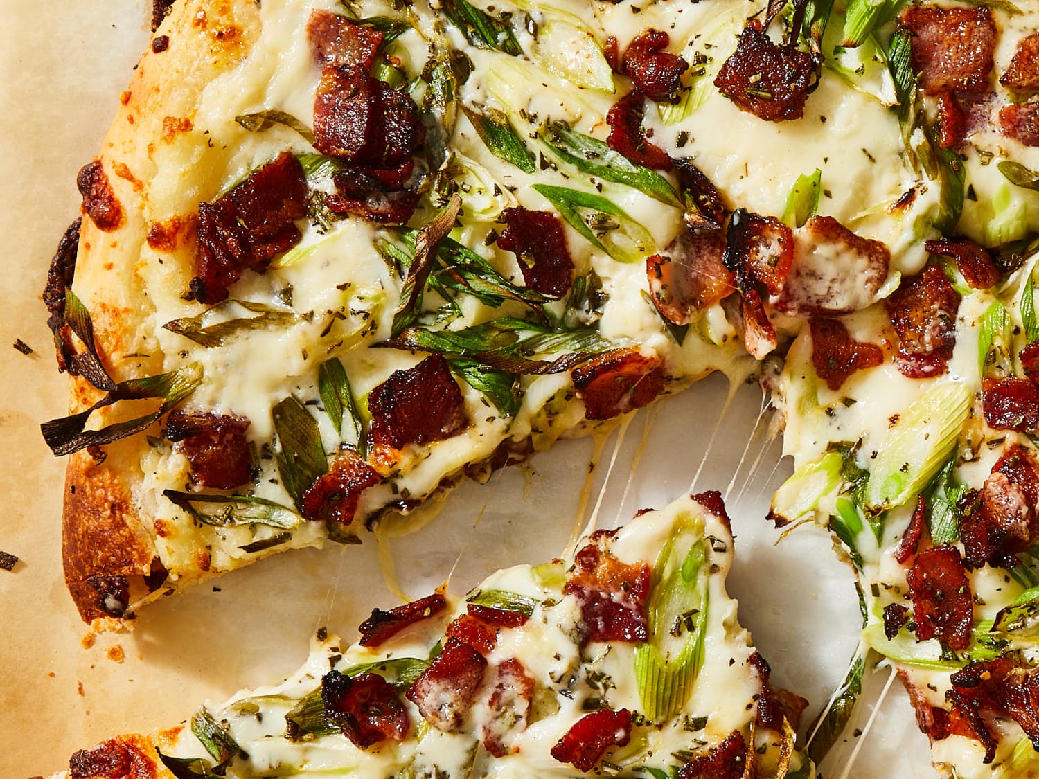 how to make bacon pizza