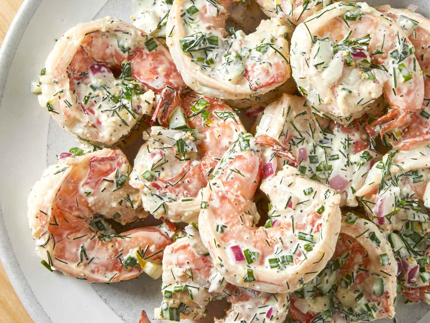 how to cook salad prawns