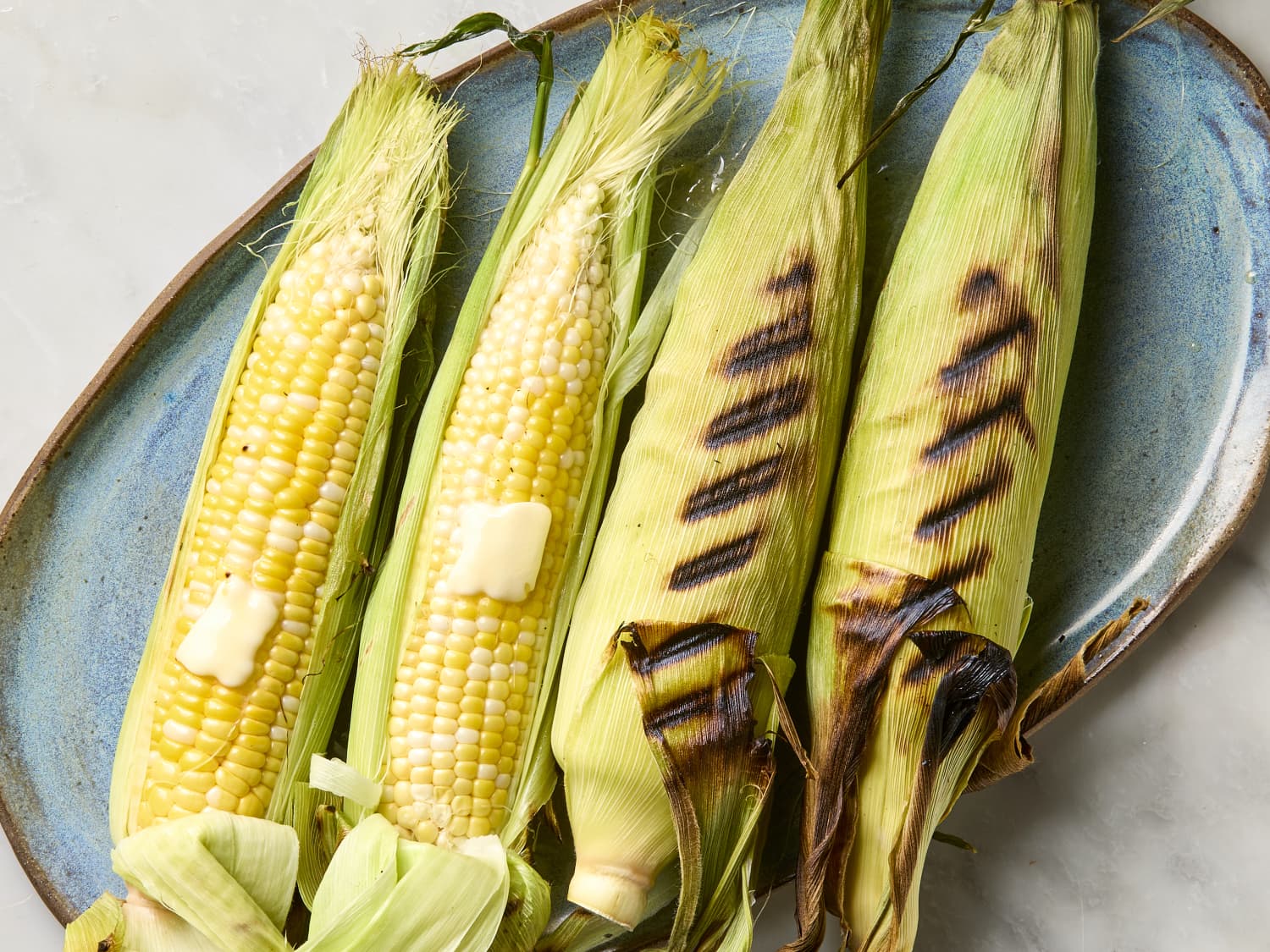 how to cook raw corn on the grill