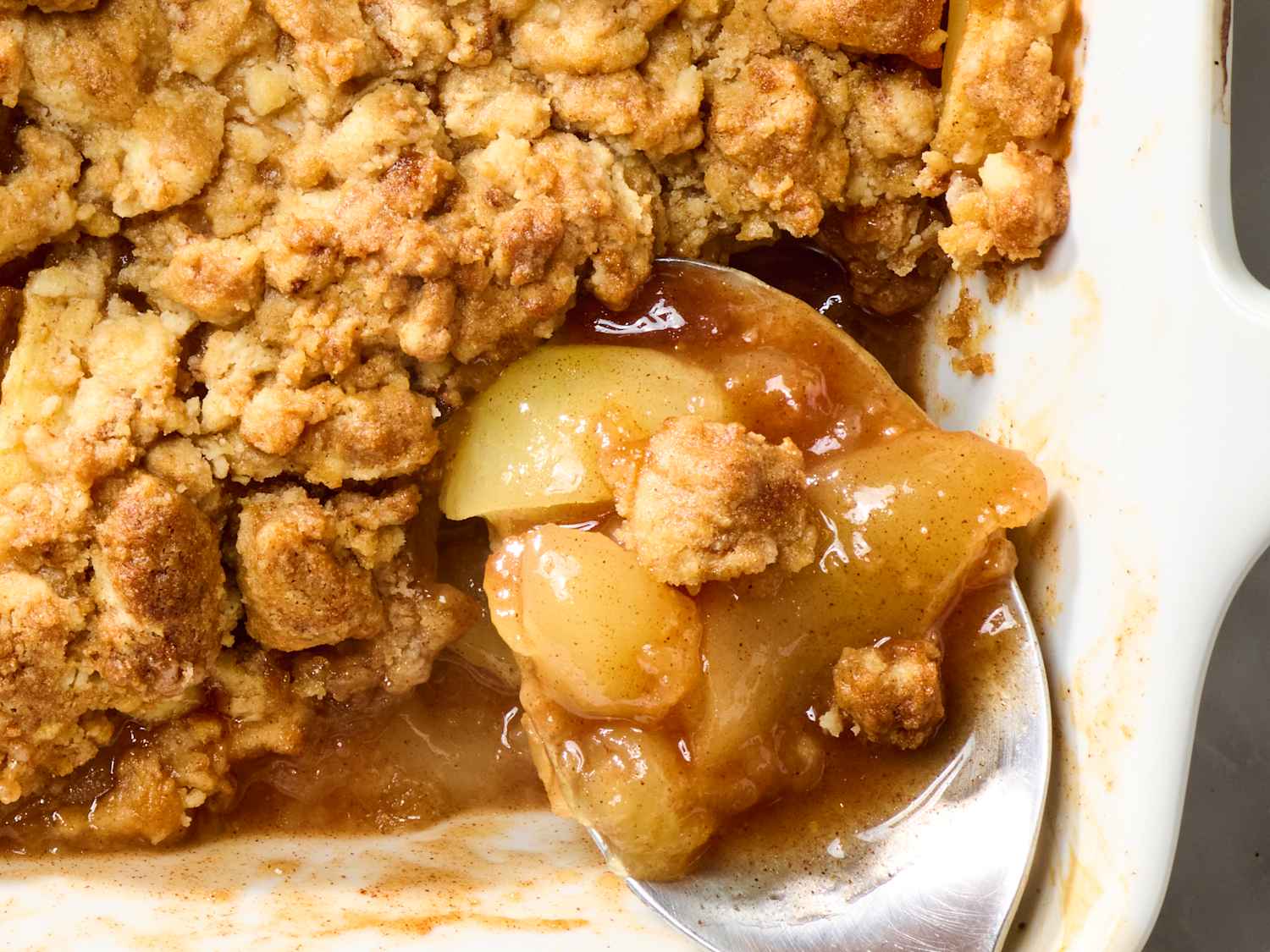 how do you make apple crumble pie topping