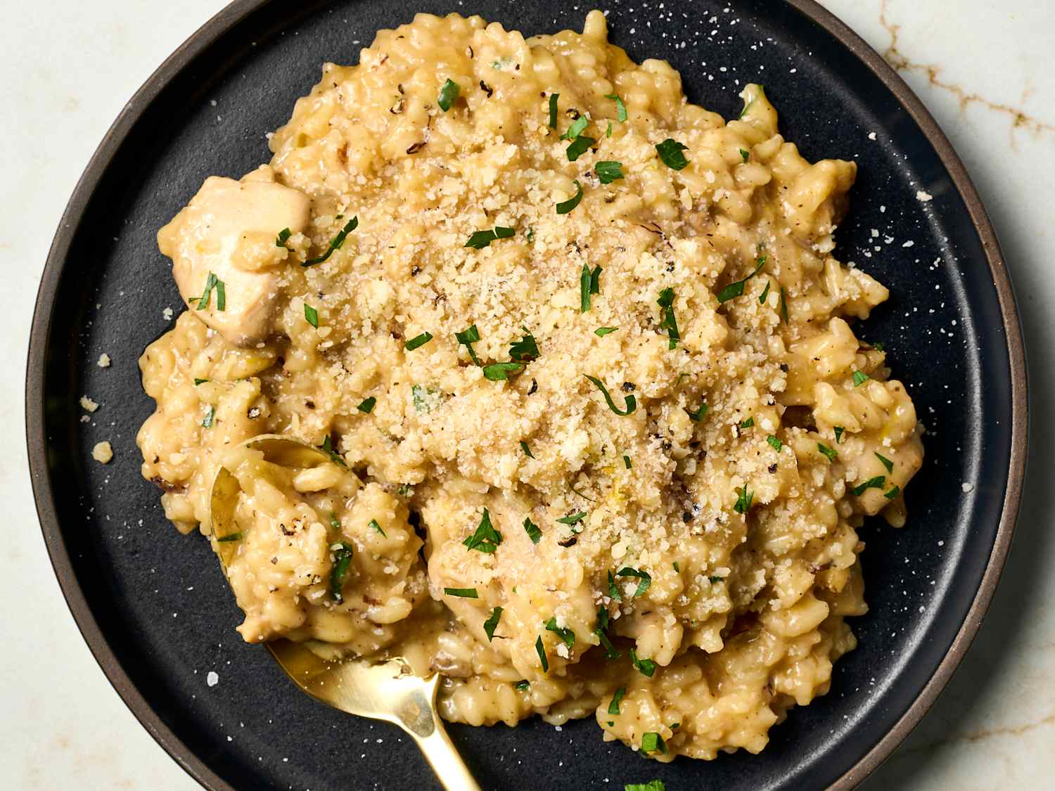 how to cook chicken risotto