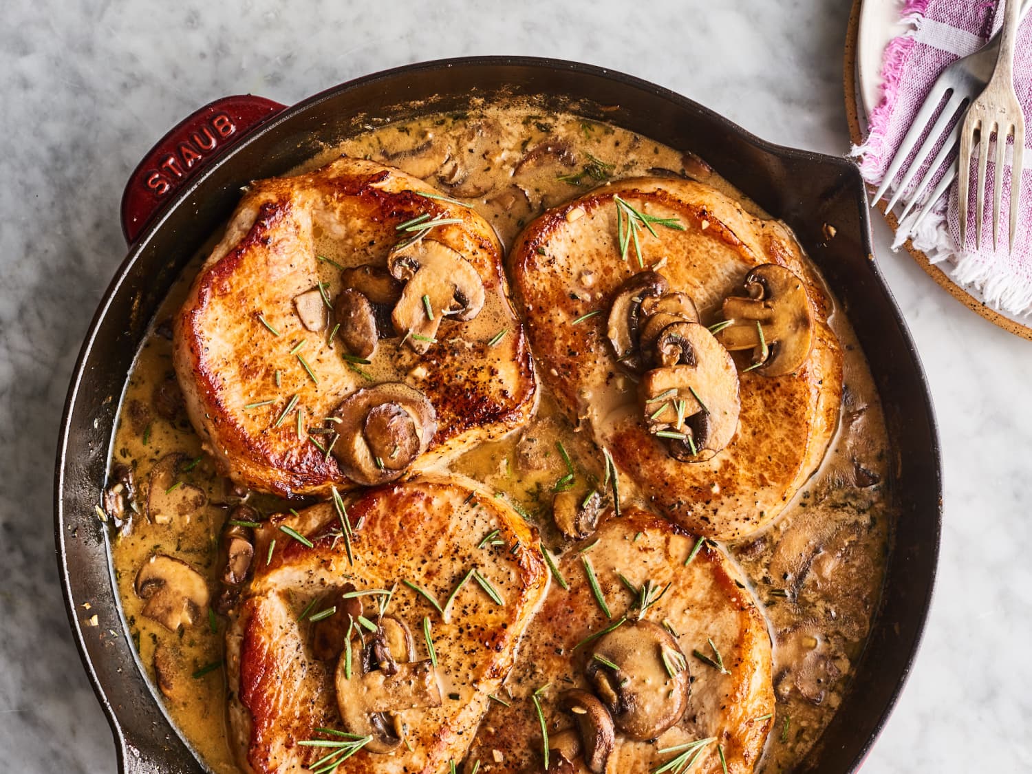 how to cook pork with mushroom