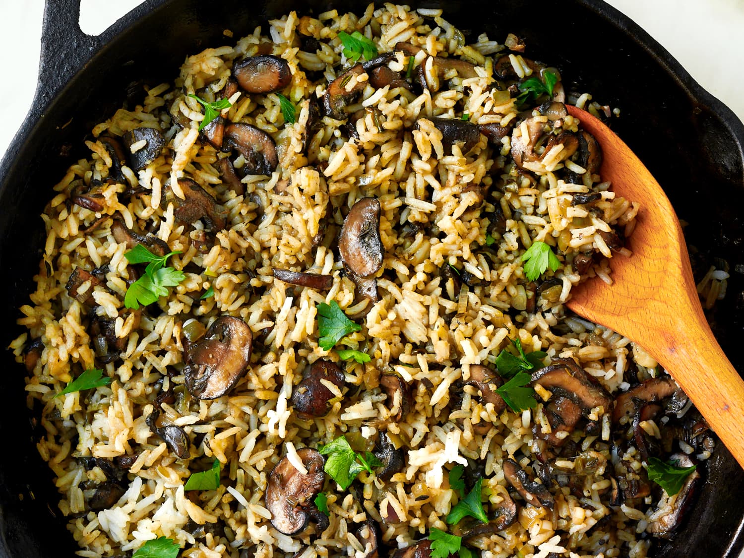 how to make mushroom pilaf