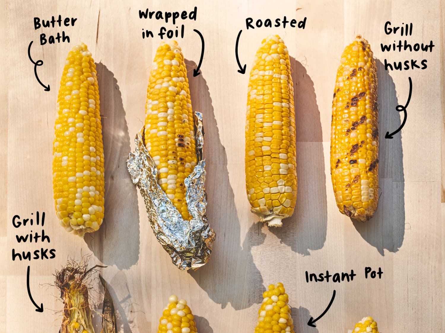 how to cook husk corn on the grill