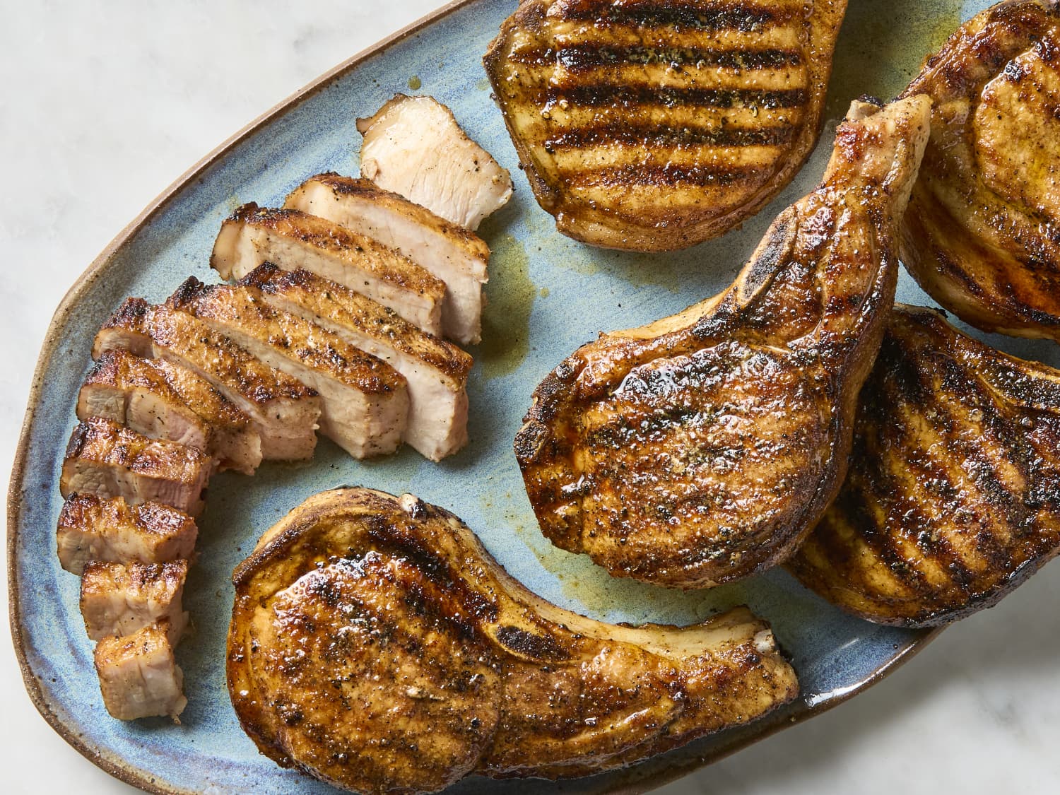 how to cook pork rib end chops boneless