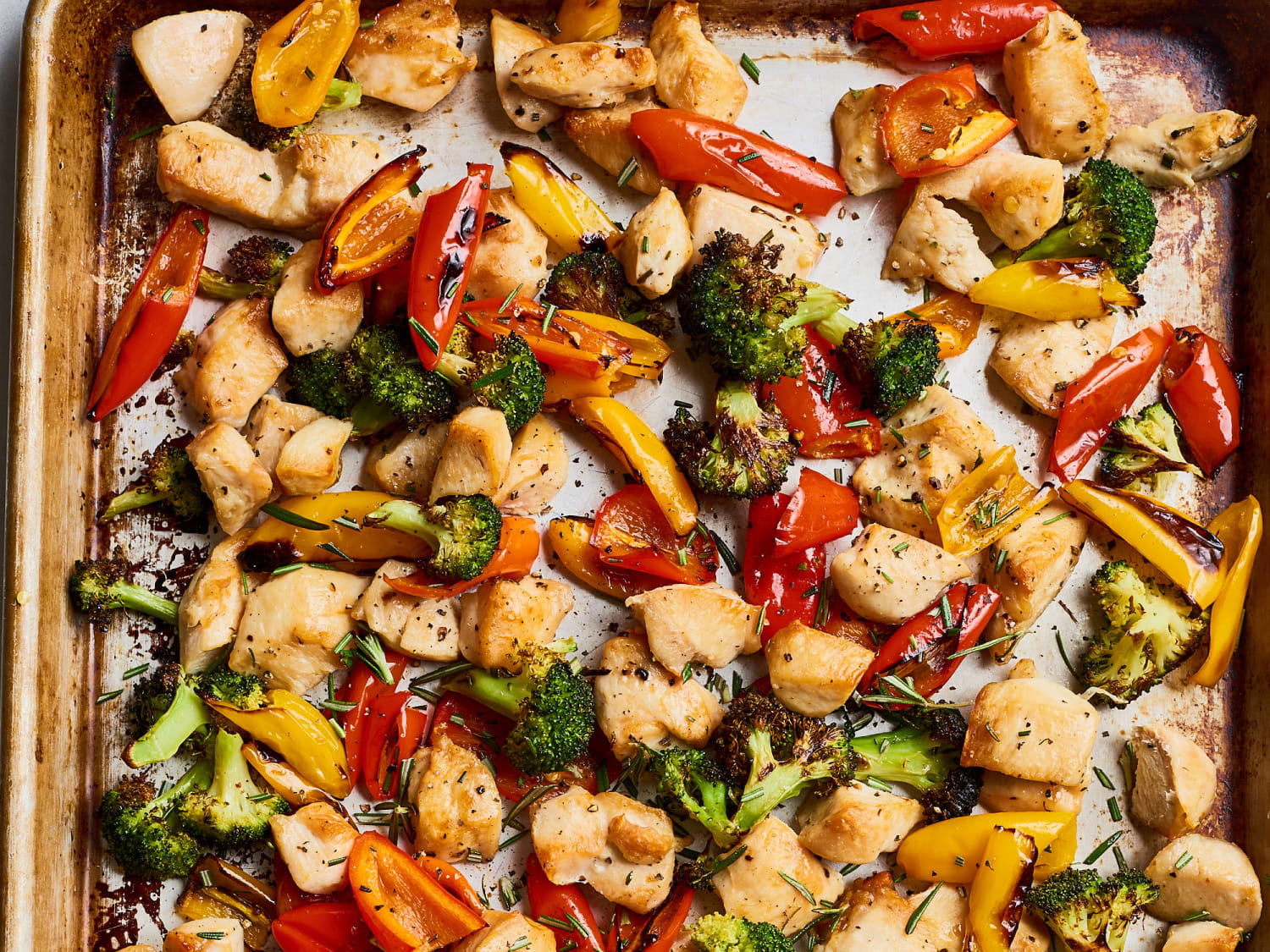 how to cook chicken in the oven with vegetables