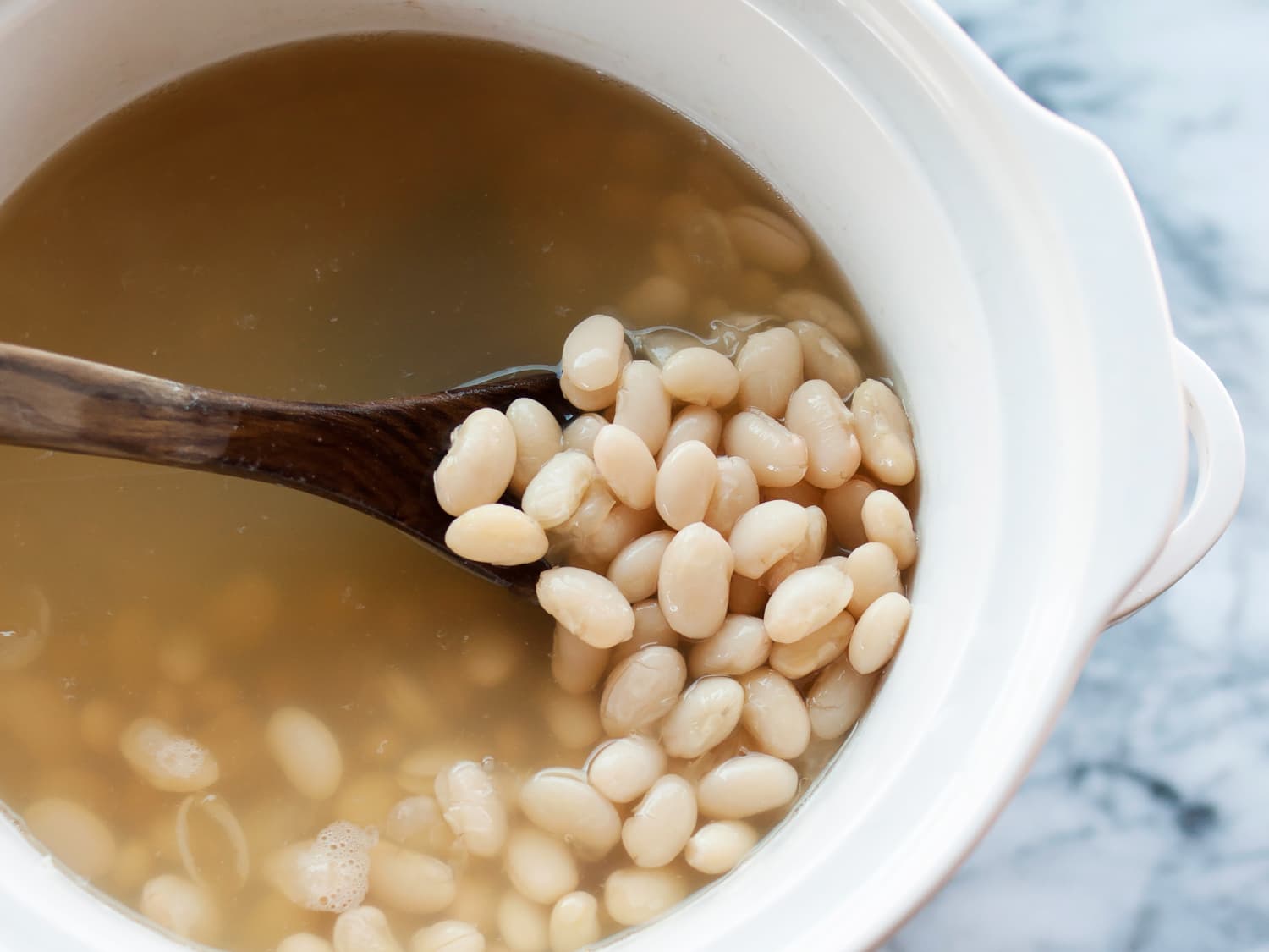 how long to cook unsoaked beans in crock pot