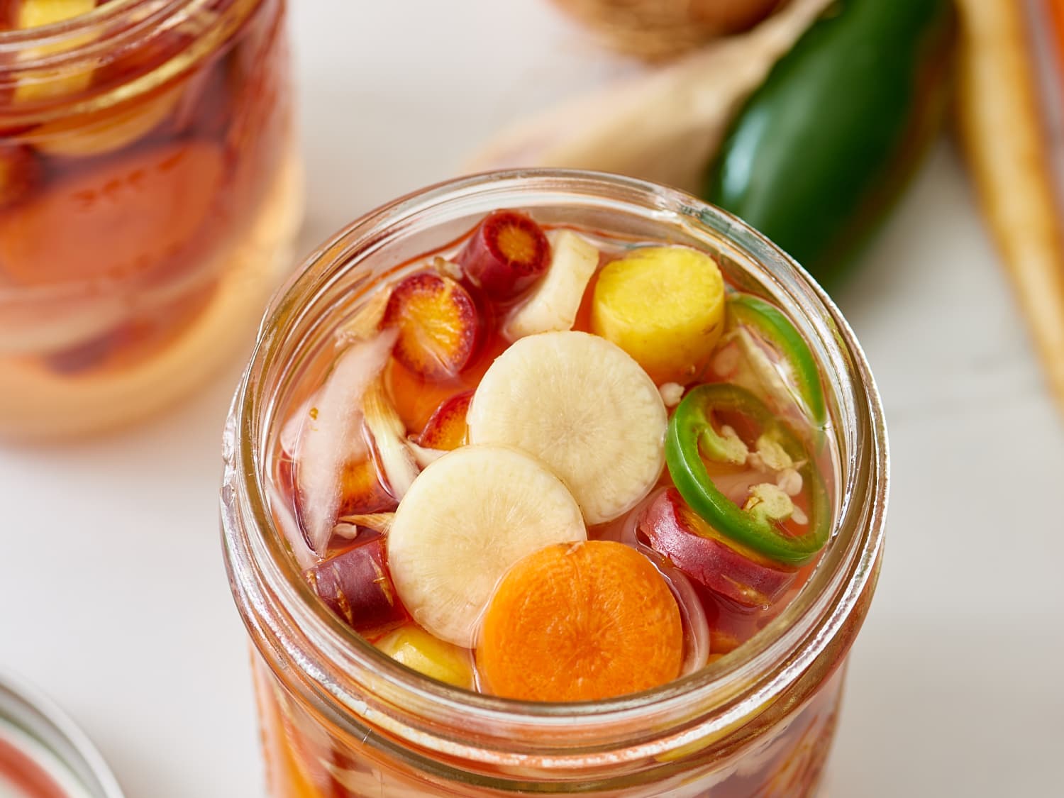 how to make pickled carrots and jalapenos