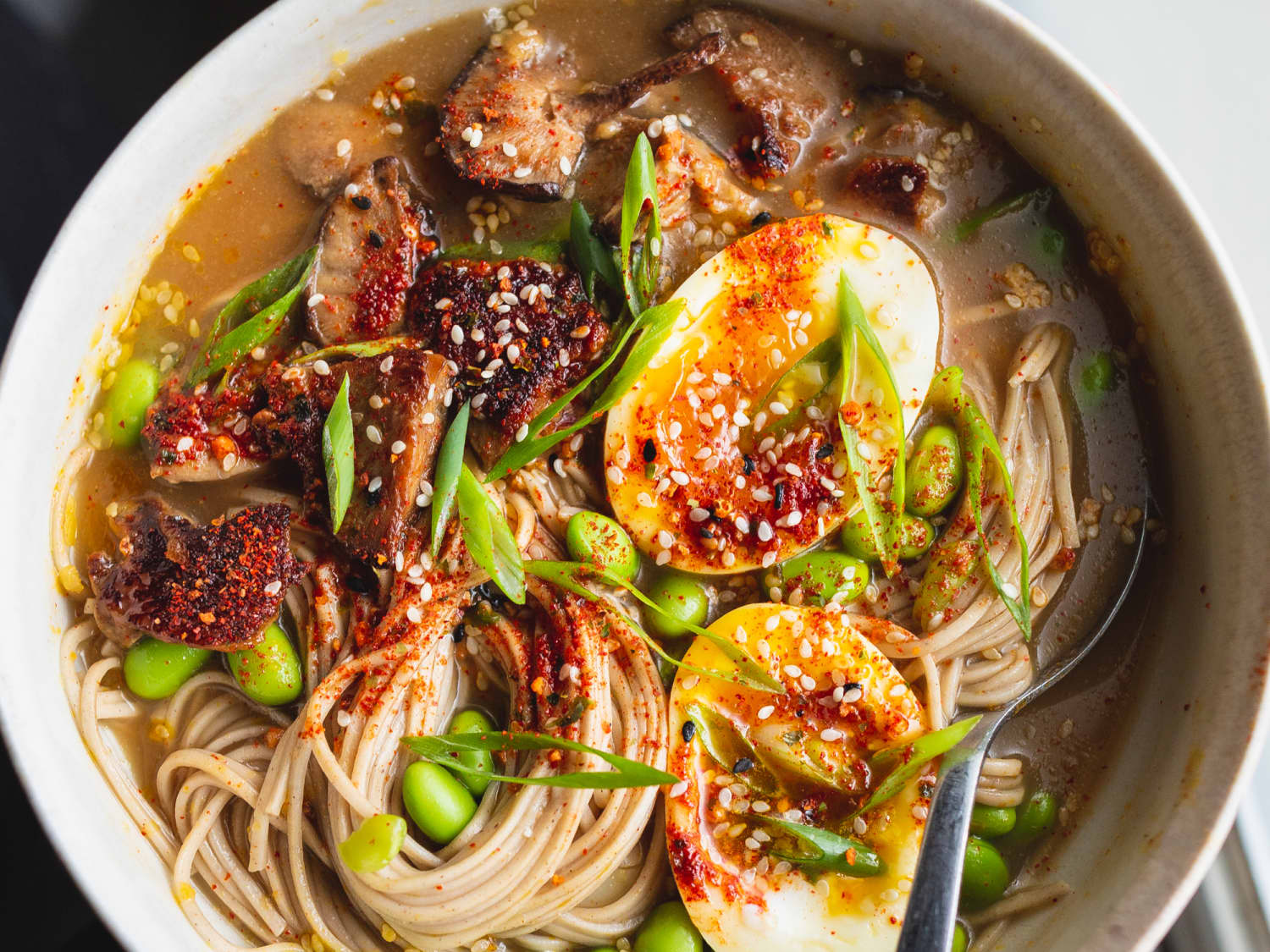 how to make buckwheat noodle soup