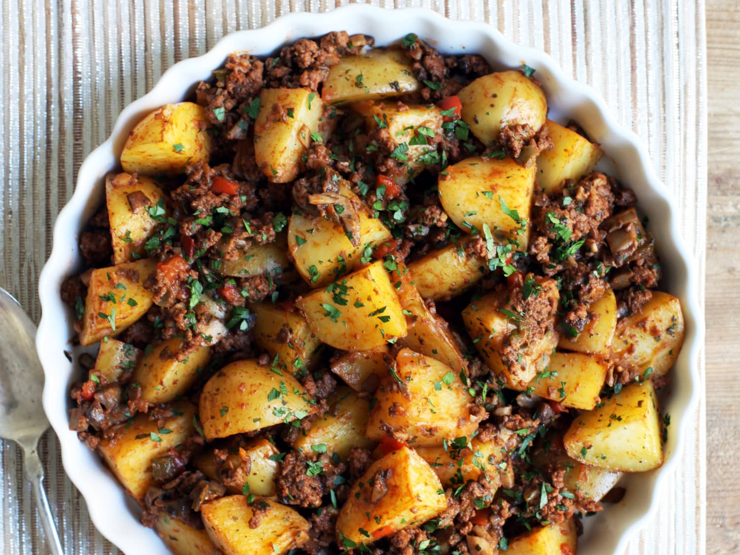 how to cook meat and potatoes