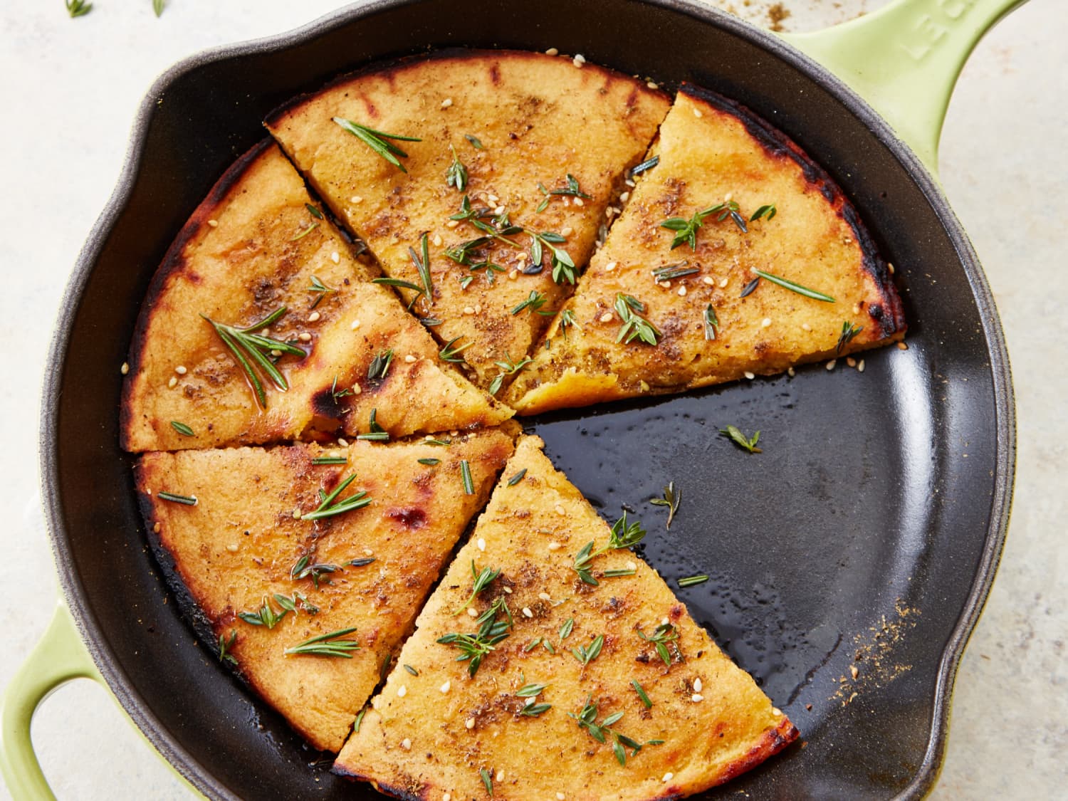 how to make chickpea flour bread