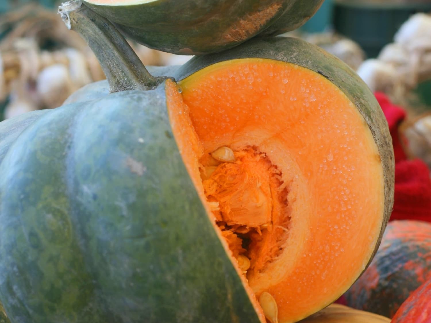 orange kabocha squash