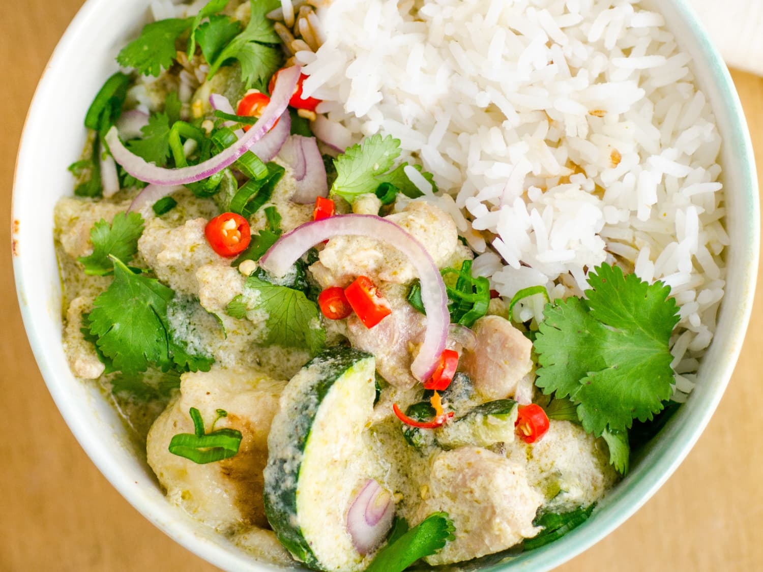 how to cook green curry paste