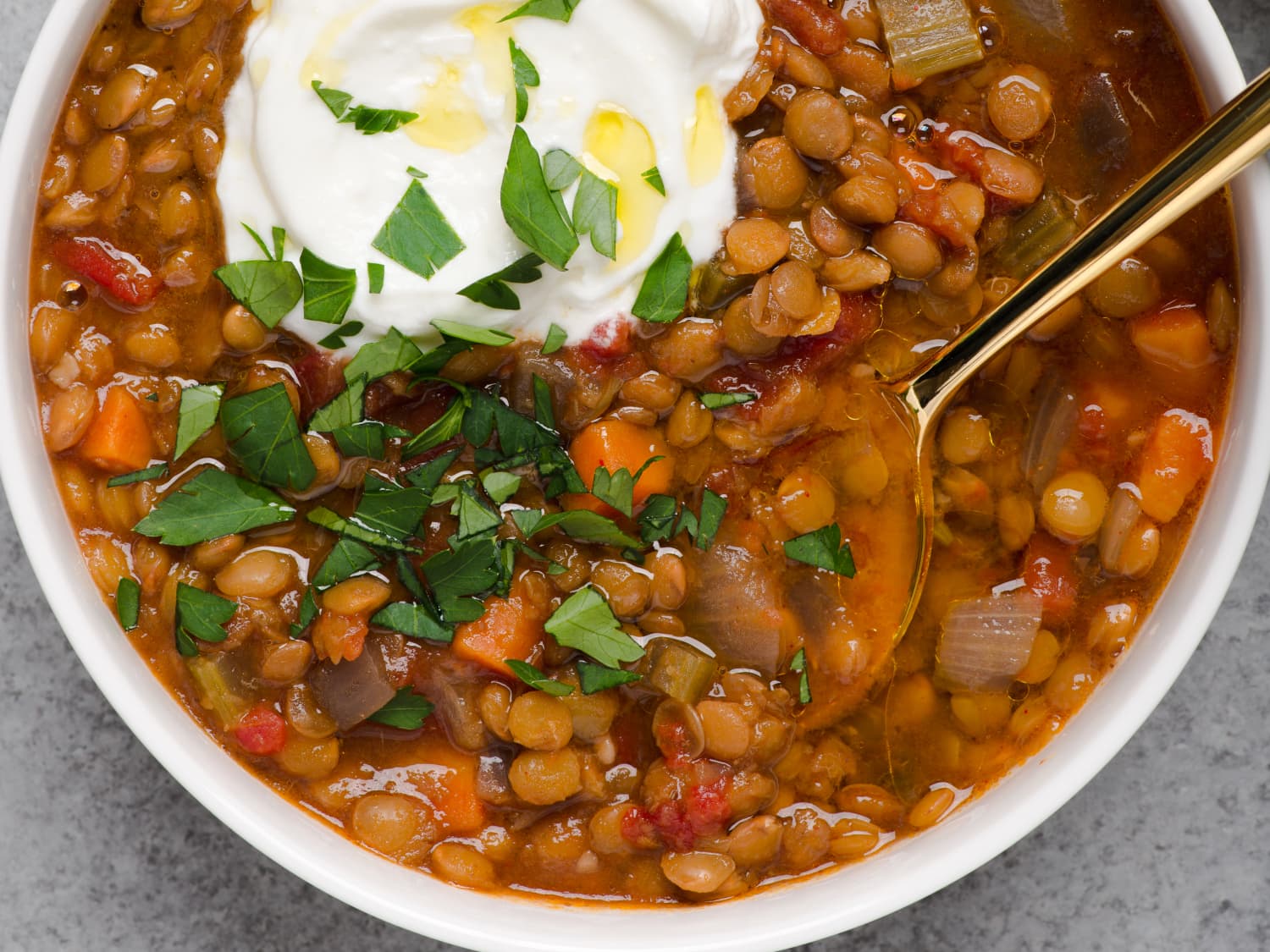 how to make lentil soup fast
