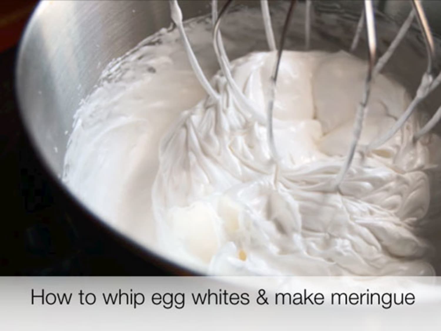 how to making a meringue