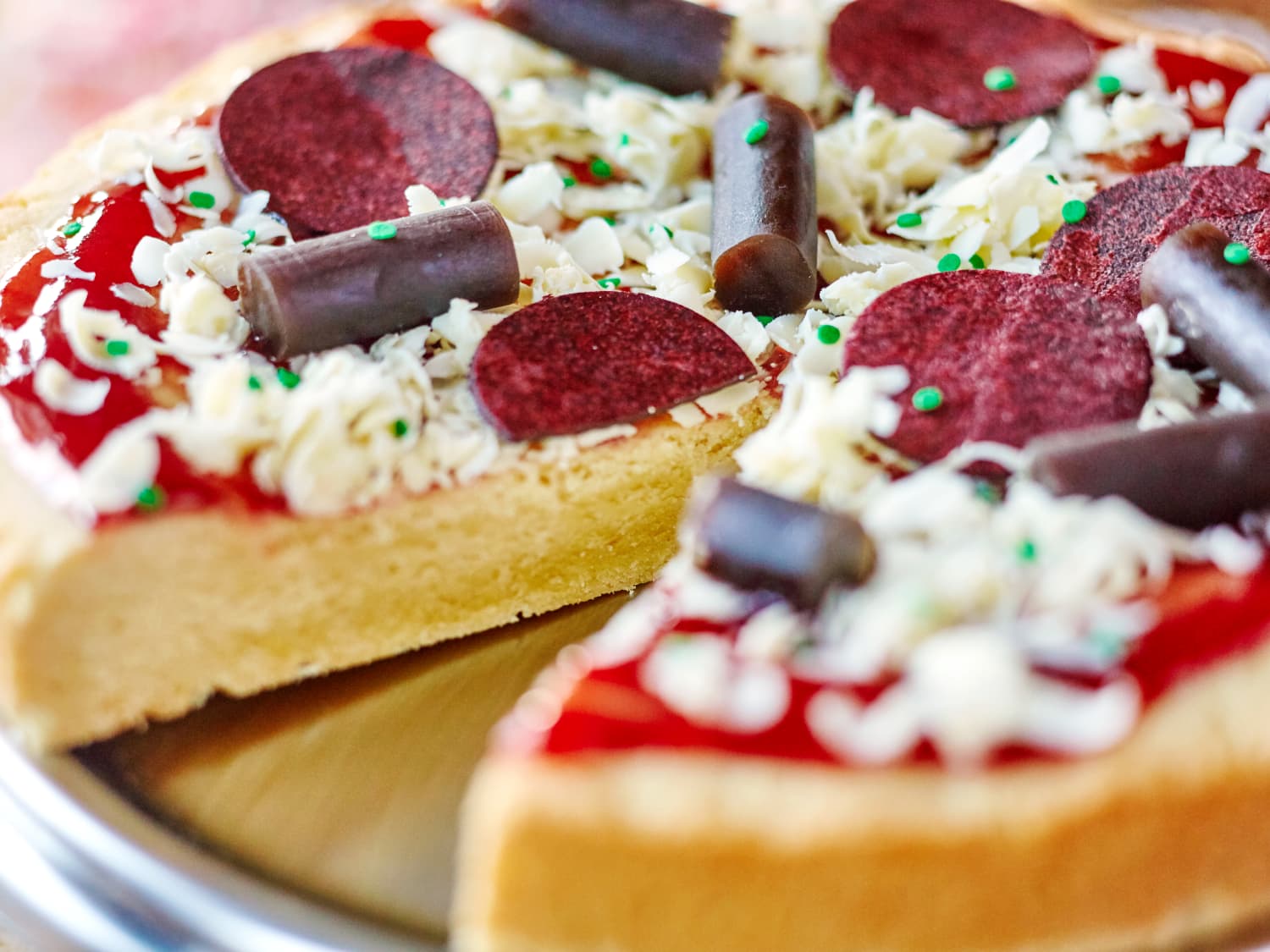 pepperoni pizza cake