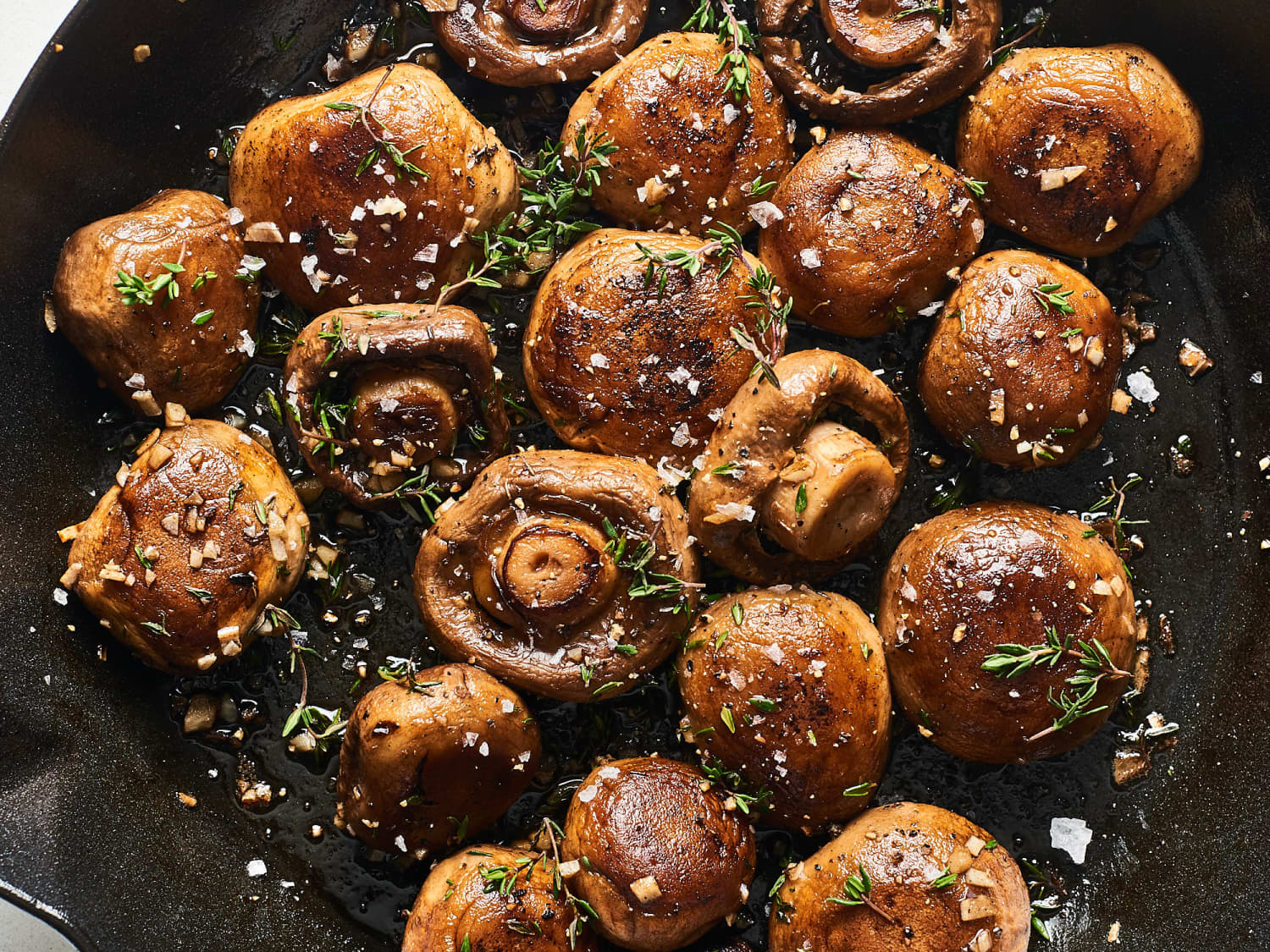 how to cook mushrooms garlic