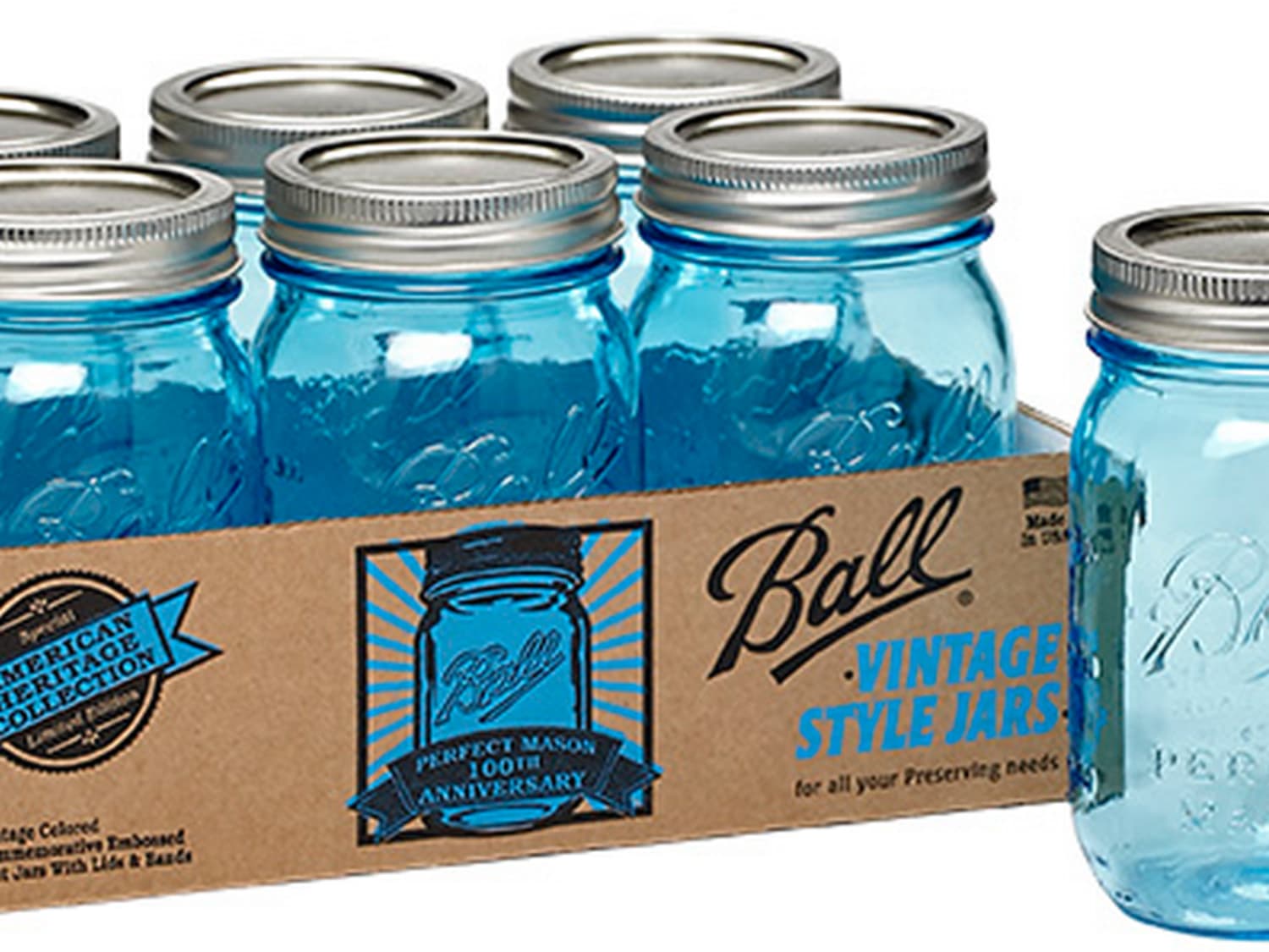 blue jam jars