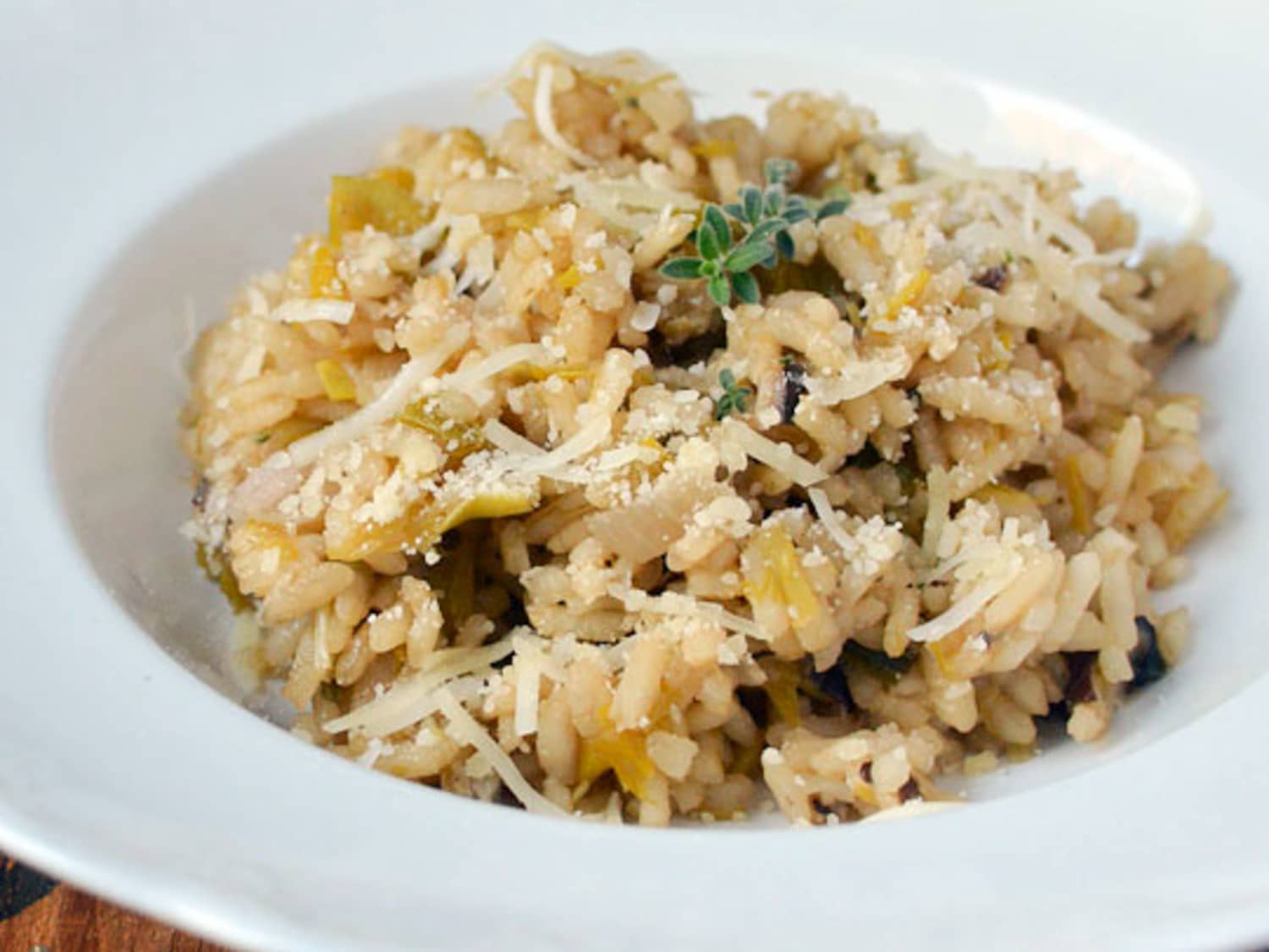 how to make leek risotto