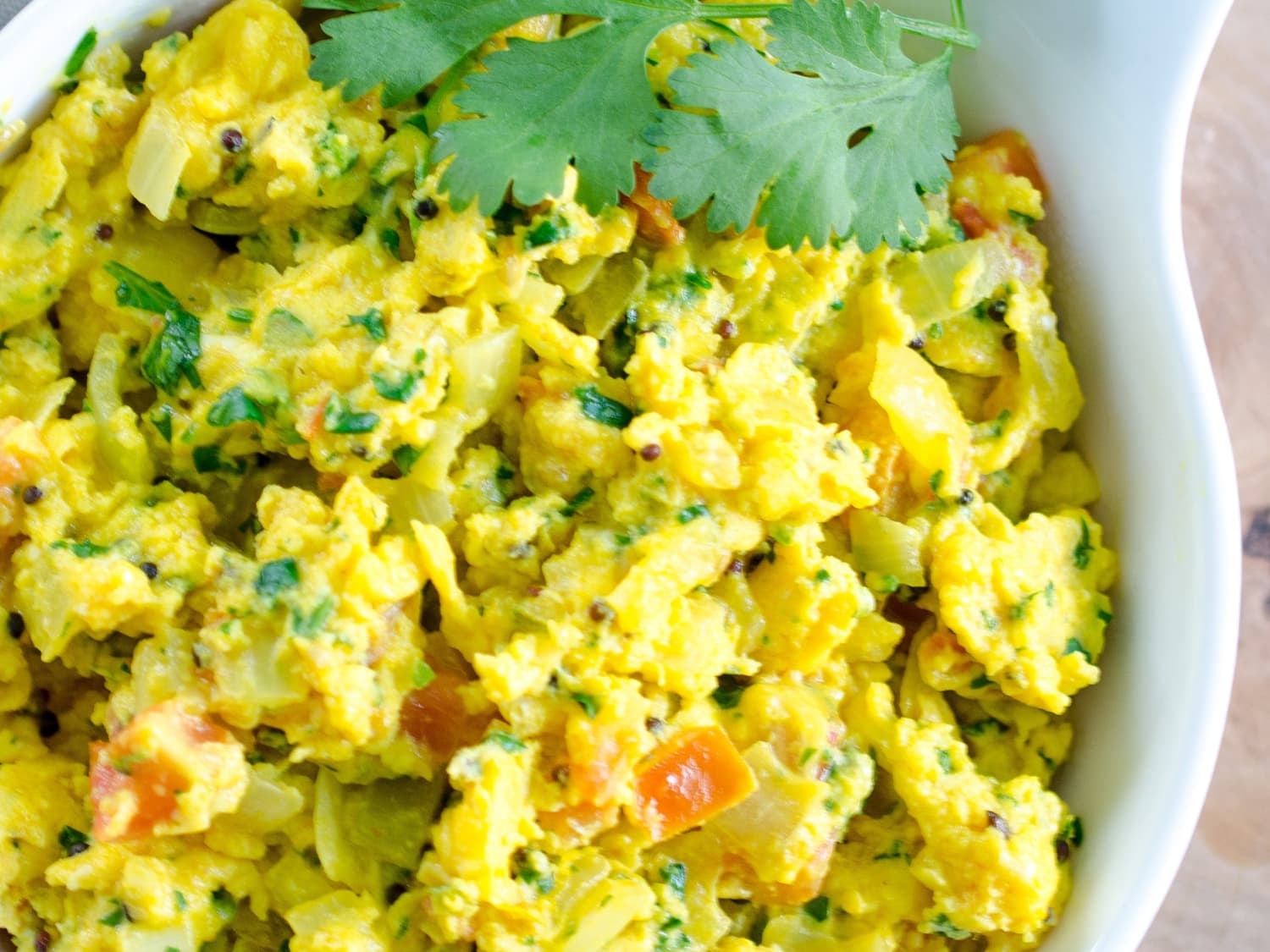 how to make scrambled eggs in kerala style