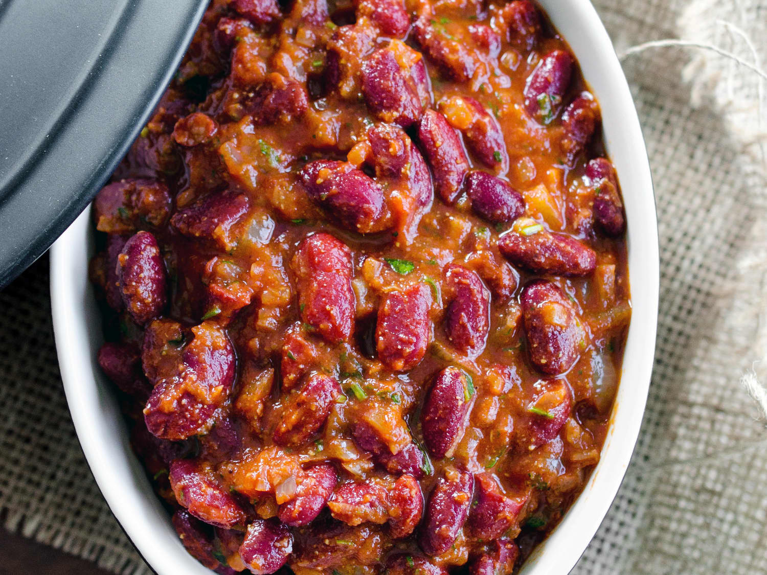 how to cook canned kidney beans on stove