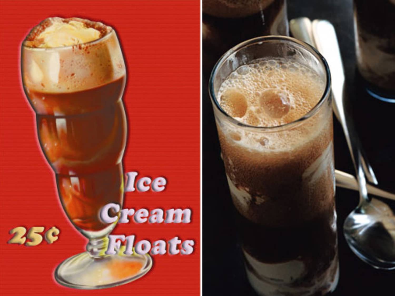 coke chocolate float