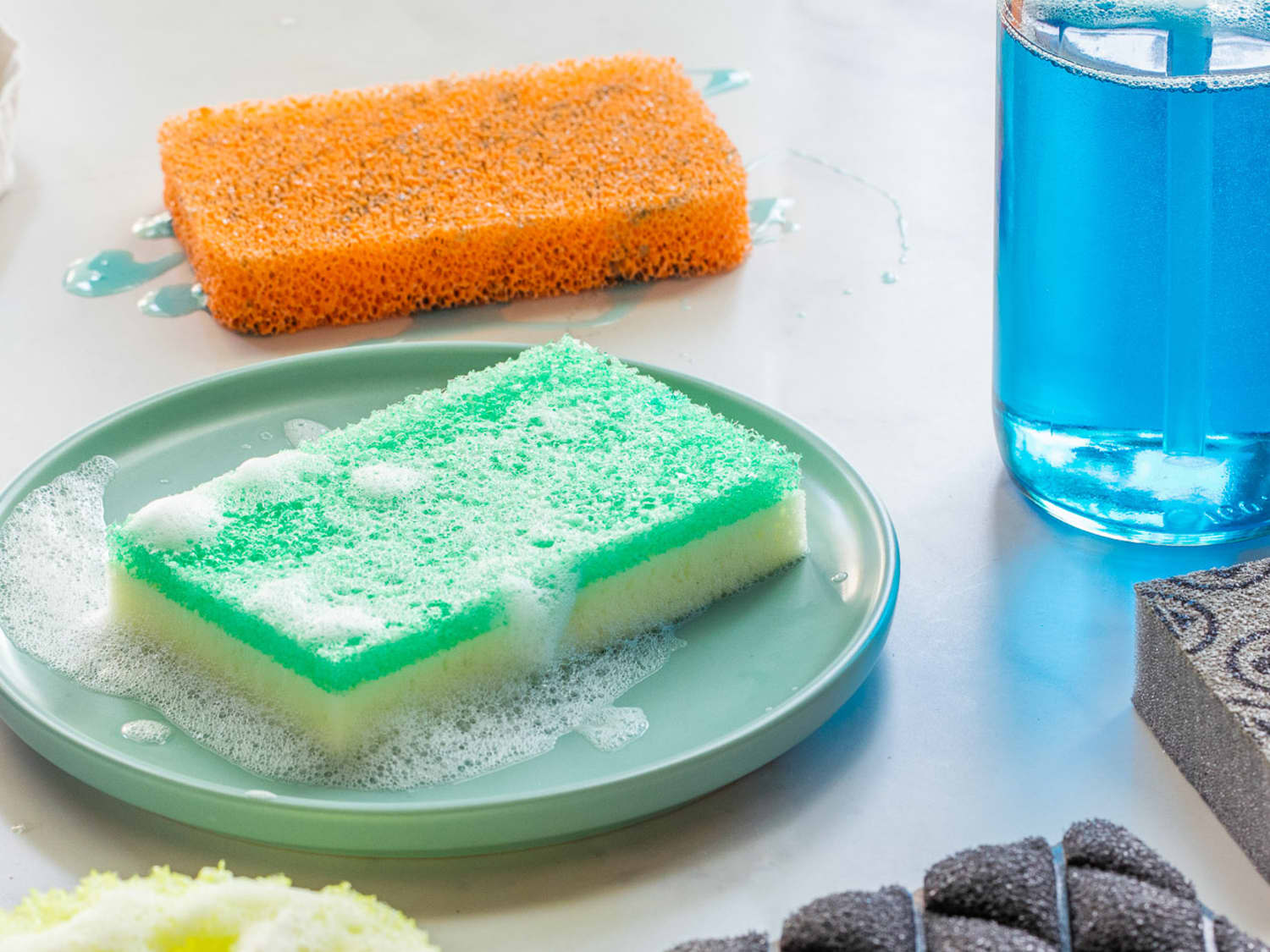 This Is the Best Kitchen Sponge Even After a Week of Scrubbing The Kitchn