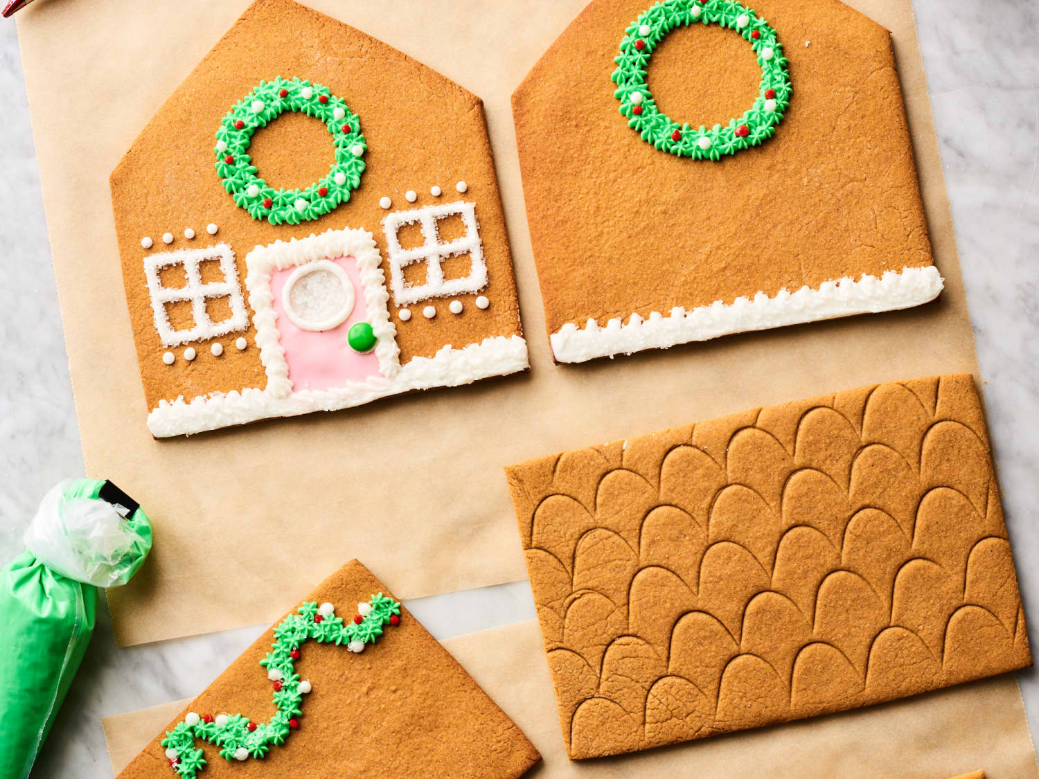 Easy Gingerbread Castle
