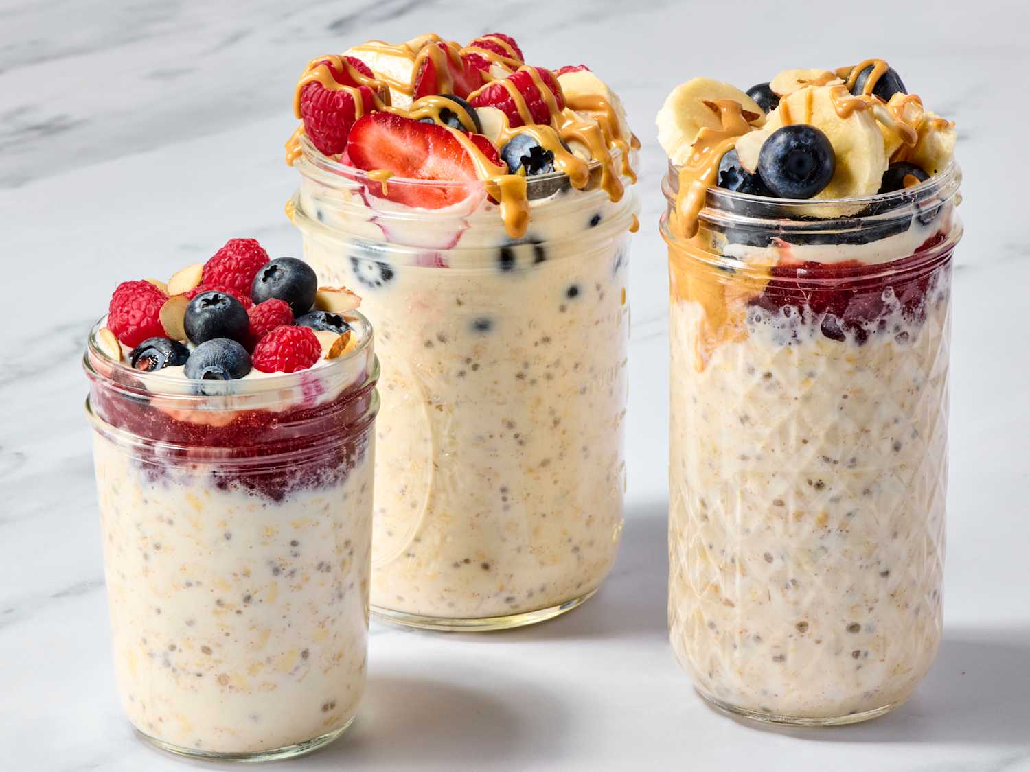 Low Calorie Oat Toppings Overnight Oats With 9 Flavor