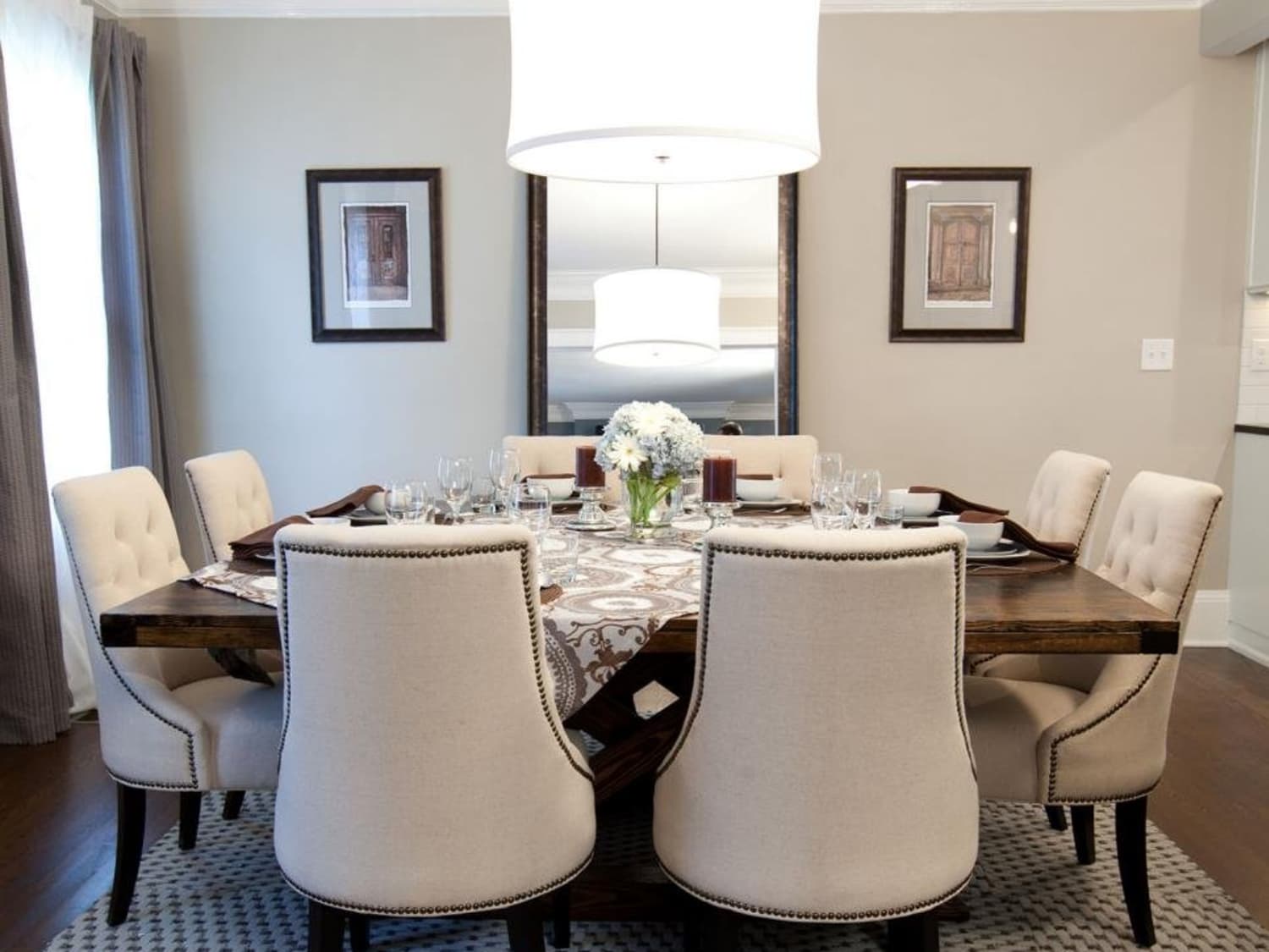 Why Carpet Tiles Are the Right Rug for the Dining Room The Kitchn