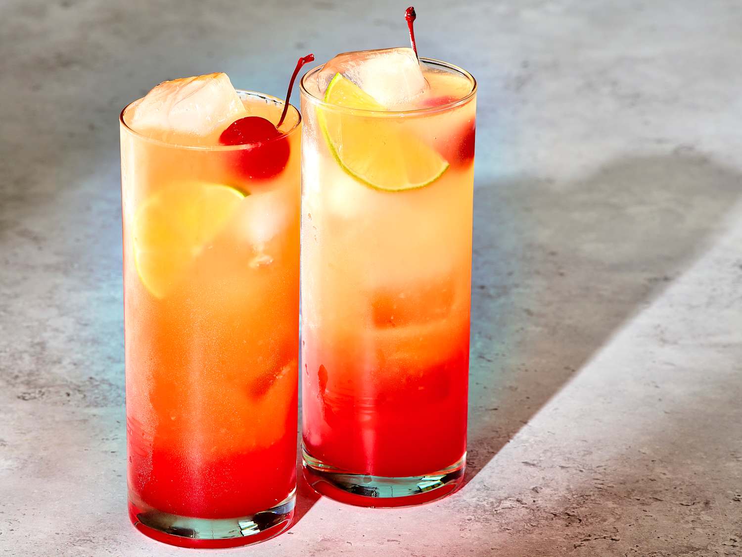 summertime beach drinks